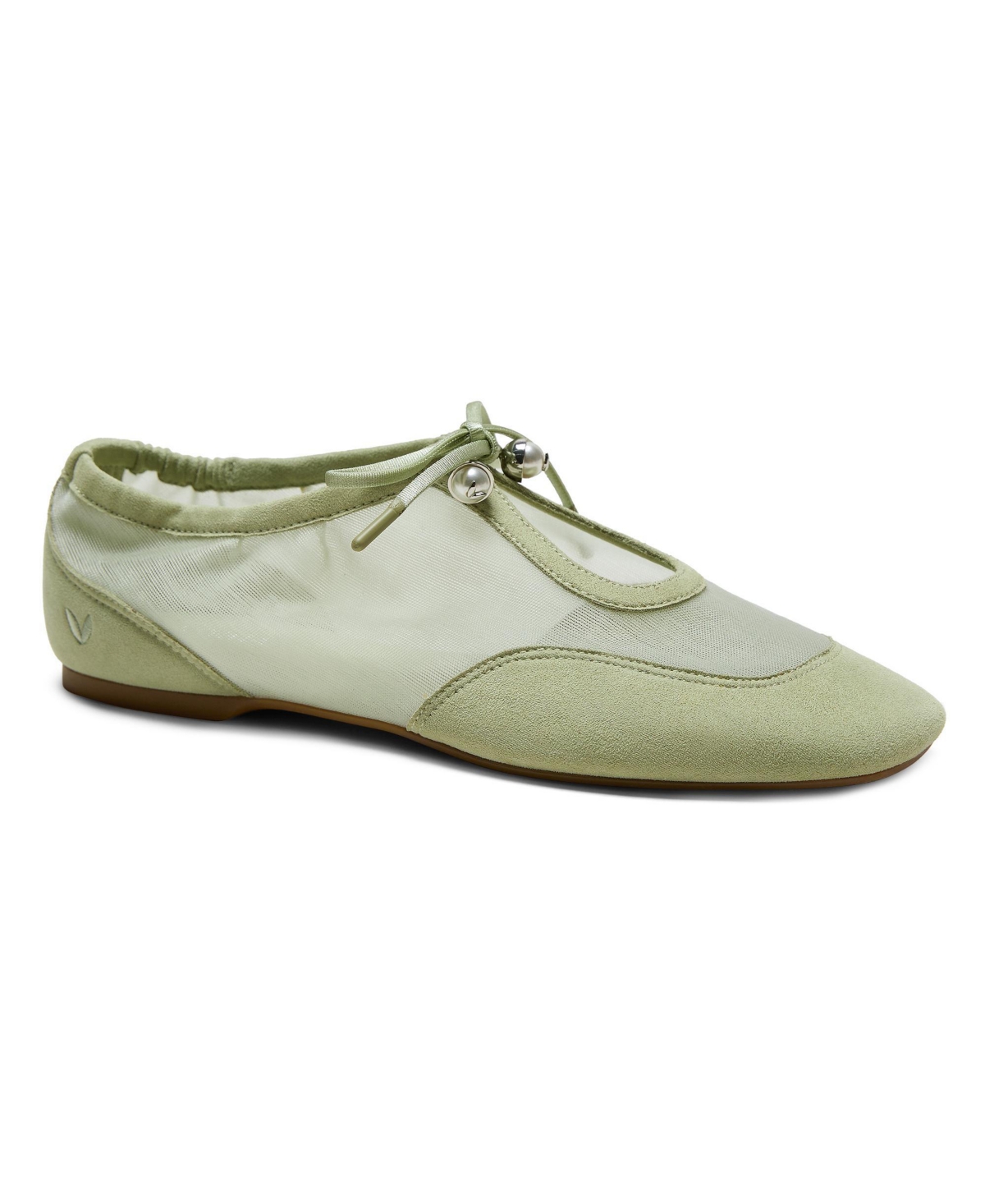 Click here for Vivaia Womens Ciara Square-Toe Organza Sneakerinas... prices
