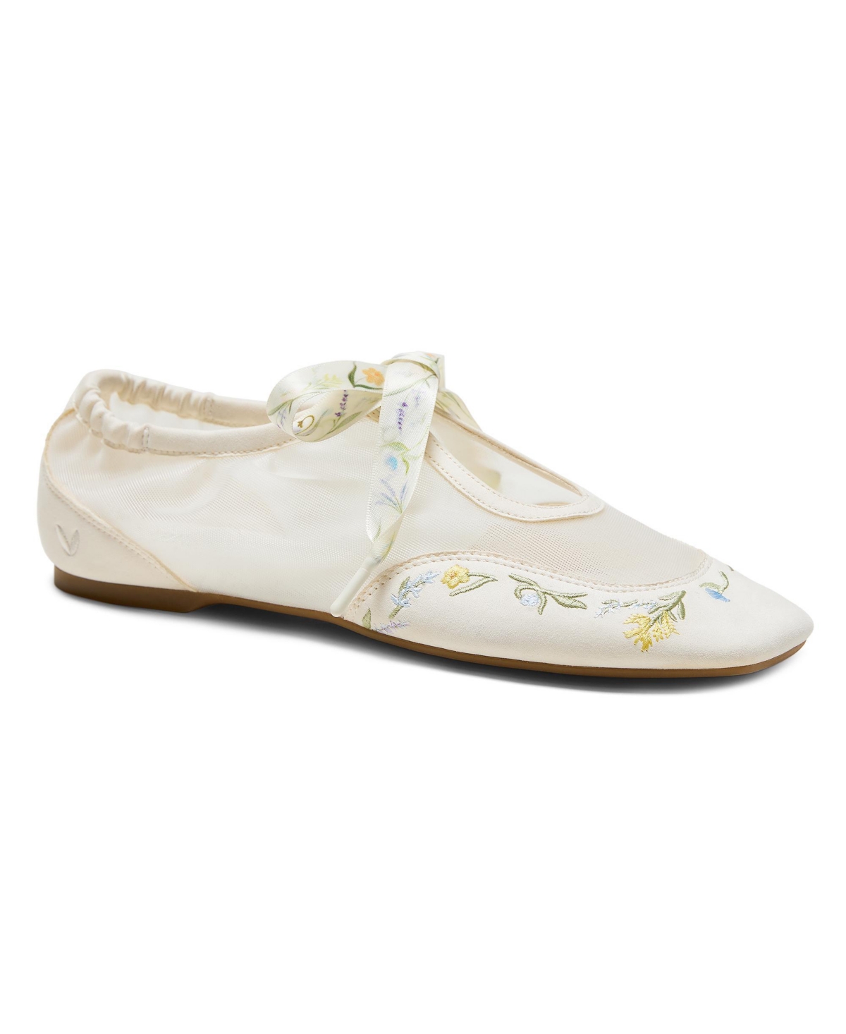 Click here for Vivaia Womens Ciara Square-Toe Organza Sneakerinas... prices