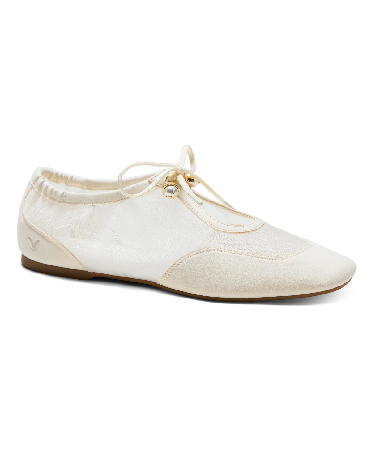 Click here for Vivaia Womens Ciara Square-Toe Organza Sneakerinas... prices