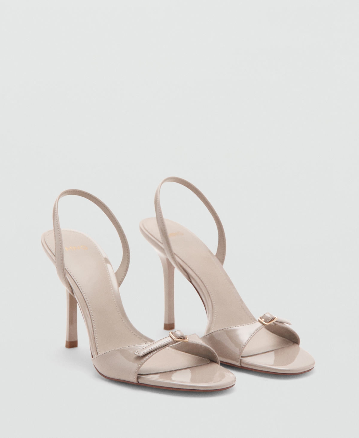 Click here for Mango Womens Buckle Straps High-Heeled Sandals - N... prices
