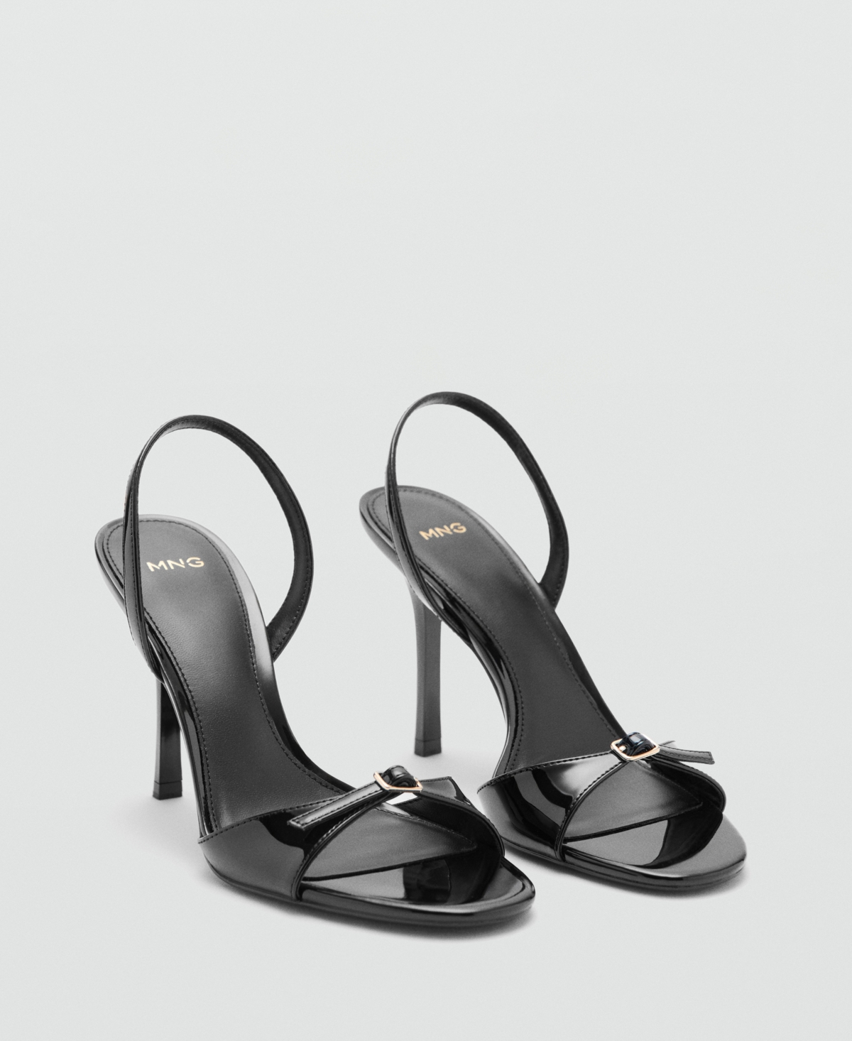 Click here for Mango Womens Buckle Straps High-Heeled Sandals - B... prices