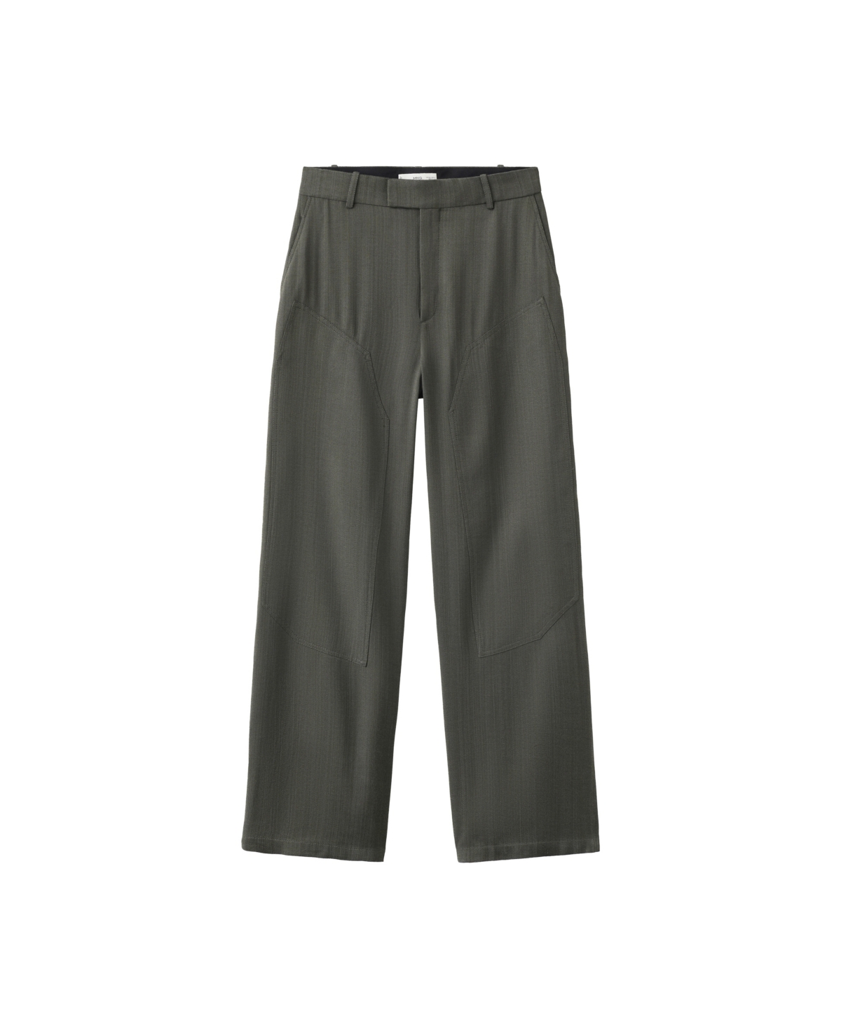 Click here for Mango Womens Stitching Details Straight Suit Pants... prices