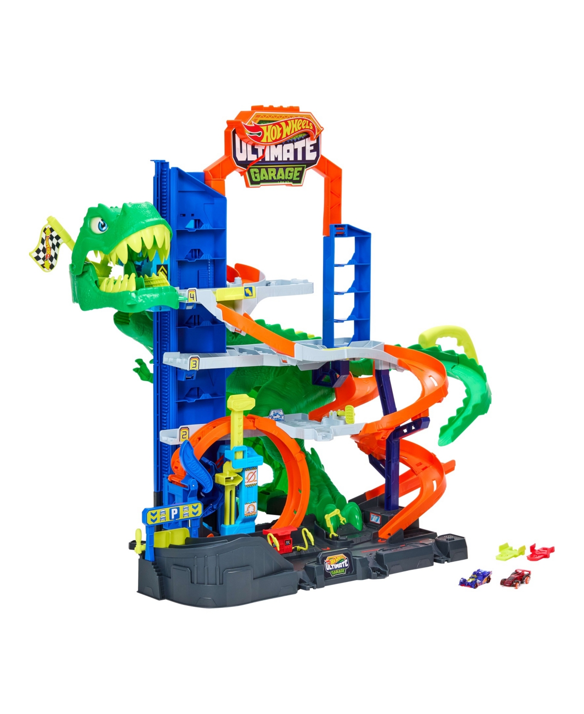 Click here for Hot Wheels 1:64 scale City Ultimate T-Rex Garage w... prices