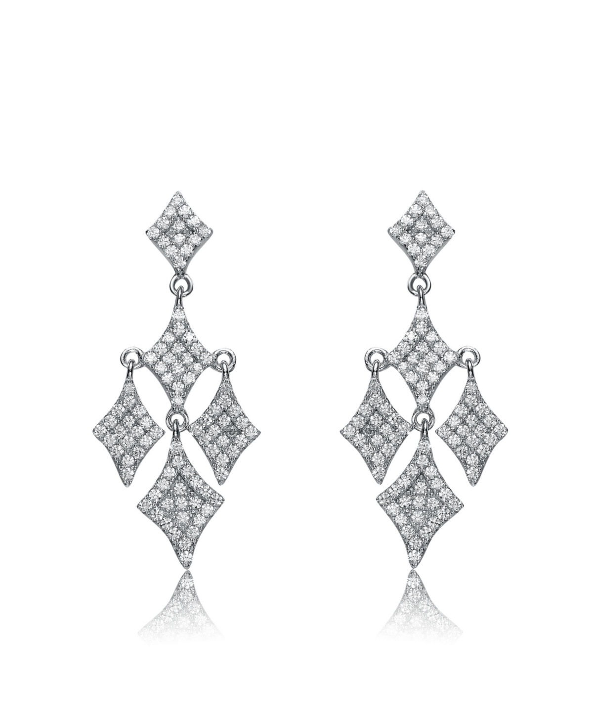 Click here for Sterling Silver White Gold Plated Cubic Zirconia C... prices
