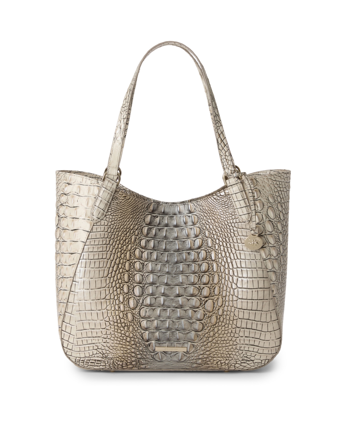 Click here for Brahmin Aliza Melbourne Large Leather Tote - Fossi... prices