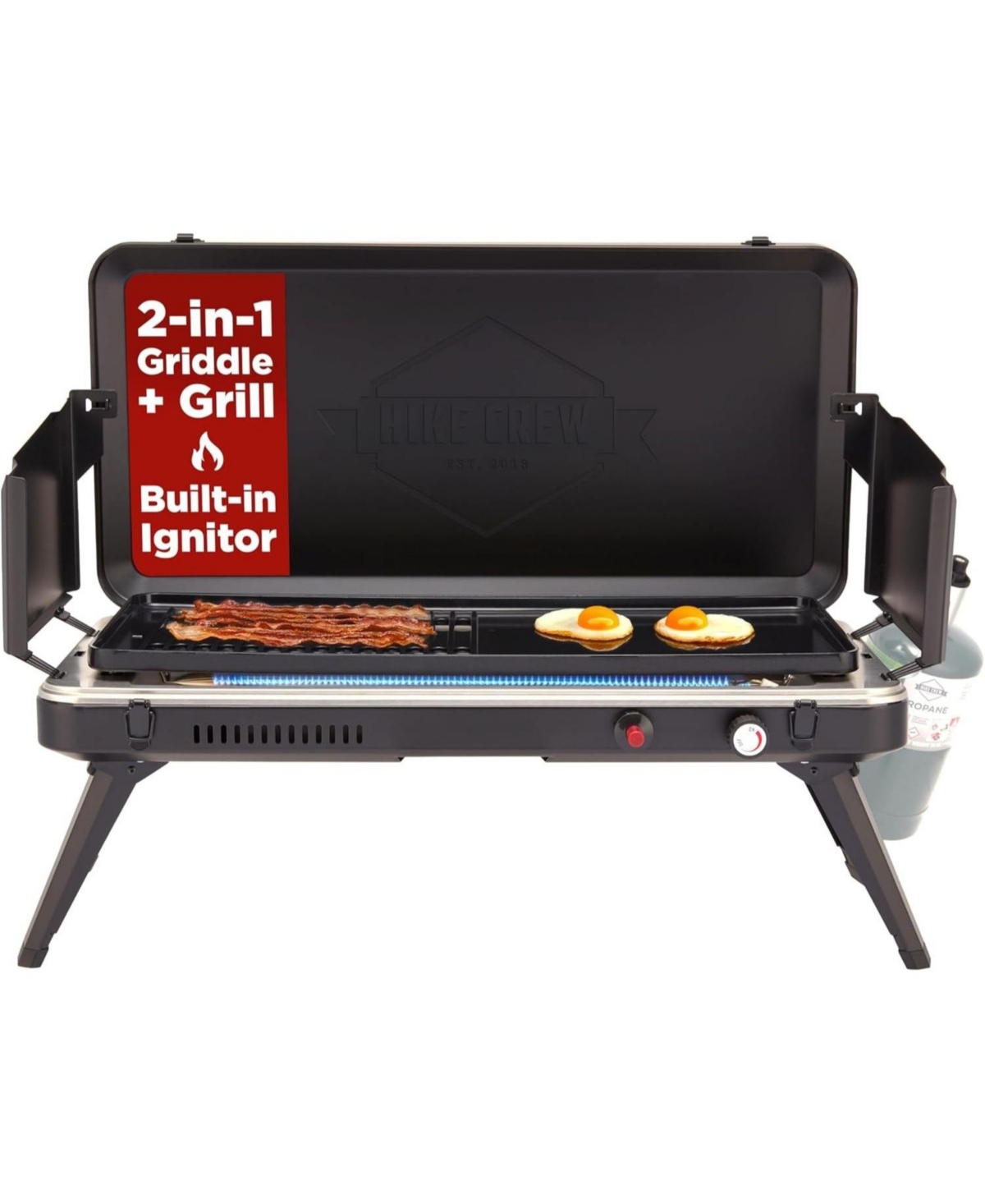 Click here for Hike Crew Gas Camping Grill and Griddle - 13 000 B... prices