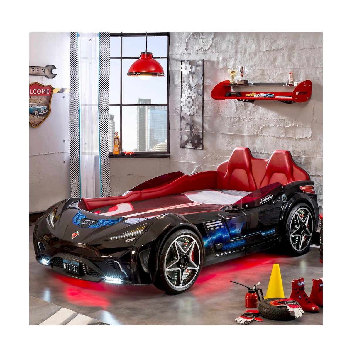 Click here for Cilek Kids Room Cilek Gts Ev Twin-Size Race Car Be... prices