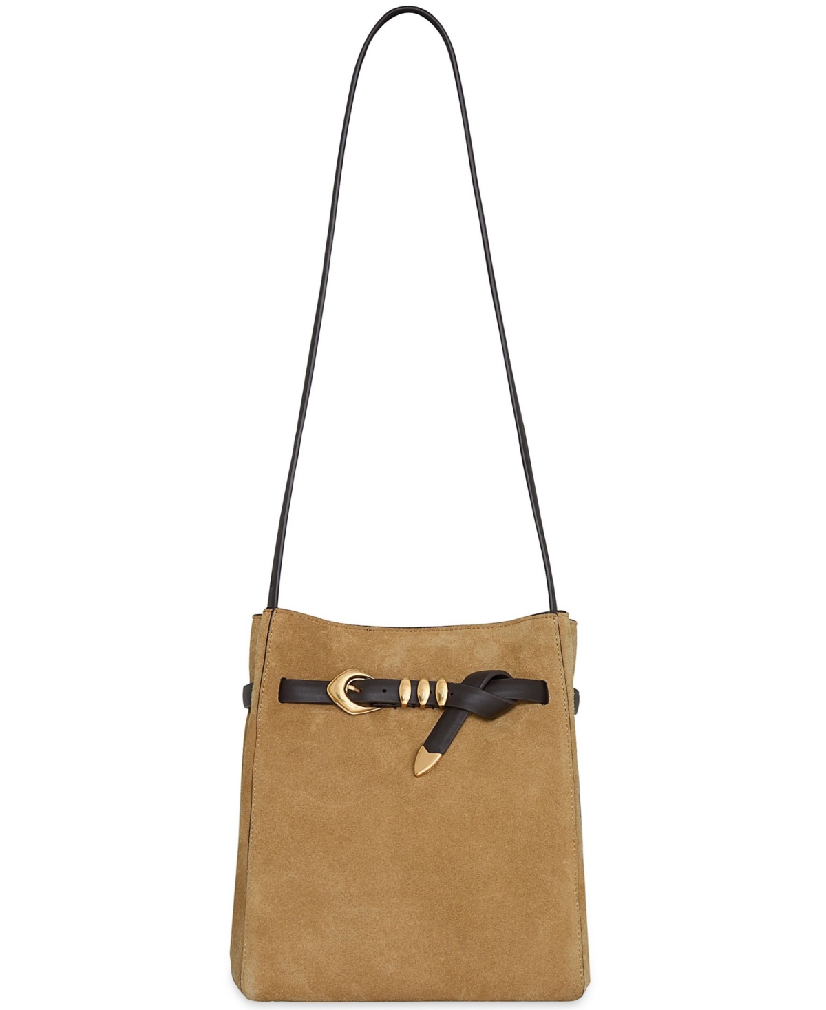 Click here for Rebecca Minkoff Miller Leather Belted Small Bucket... prices