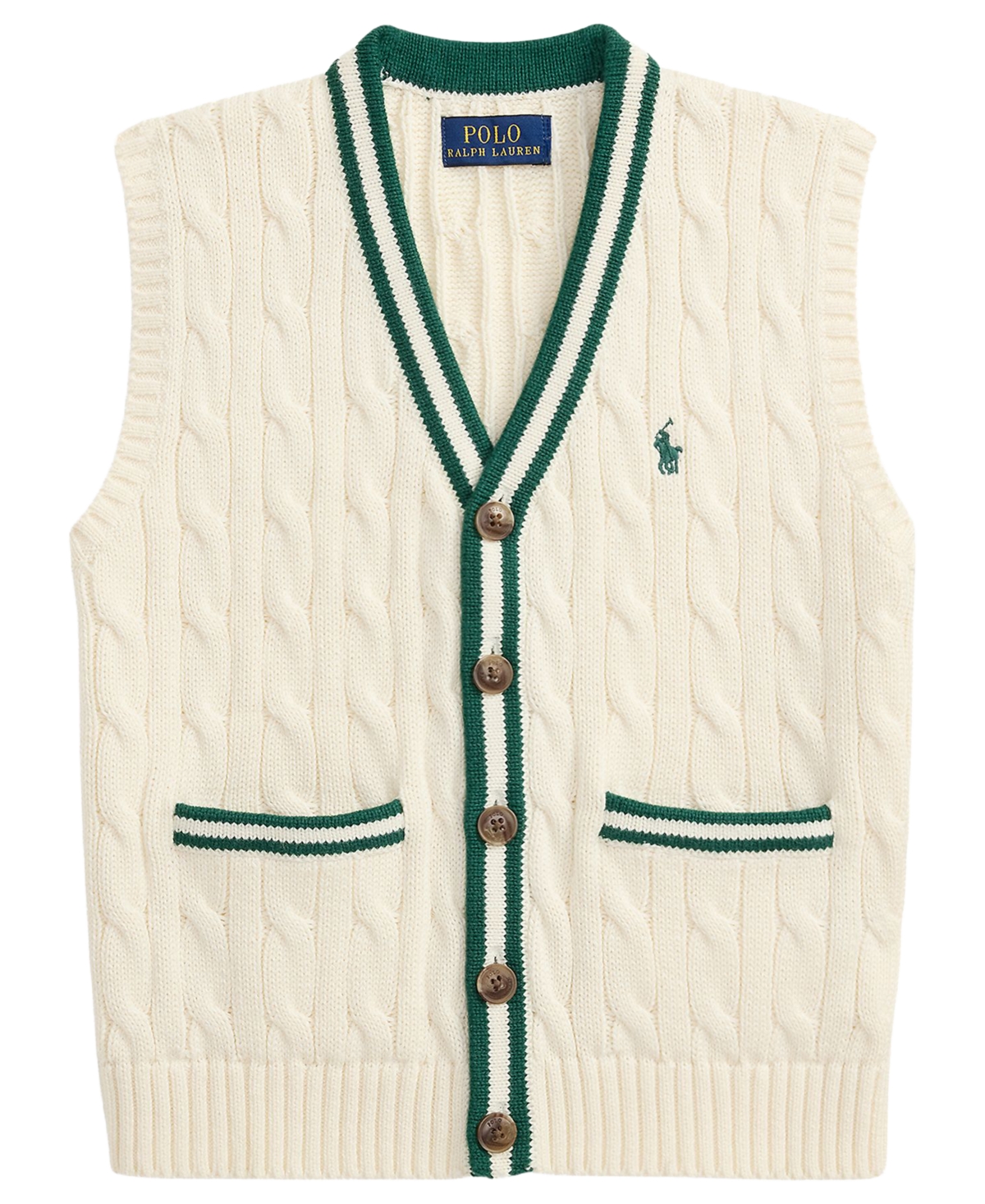 Click here for Polo Ralph Lauren Boys 2T-7 Relaxed Fit Sweater Ve... prices