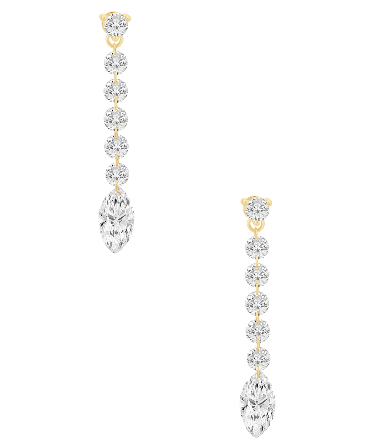 Click here for Macys Lab-Grown Diamond Drop Earrings (2 ct. t.w.)... prices