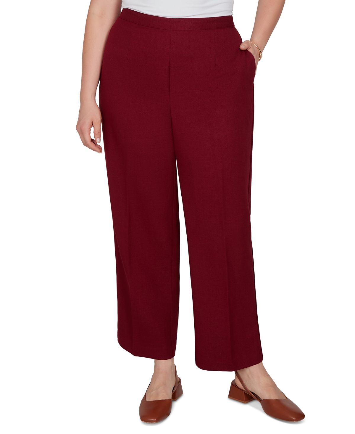 Click here for Alfred Dunner Plus Size Union Square Textured Cran... prices