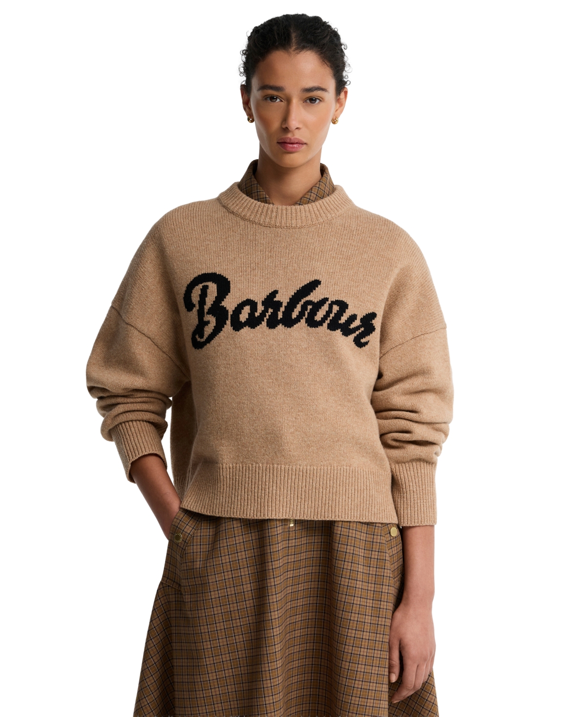 Click here for Barbour Womens Ivybridge Crewneck Sweater - Warm T... prices