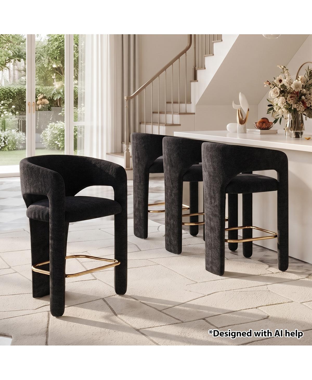 Click here for Maison Boucle Counter Height Upholstered Bar Stool... prices