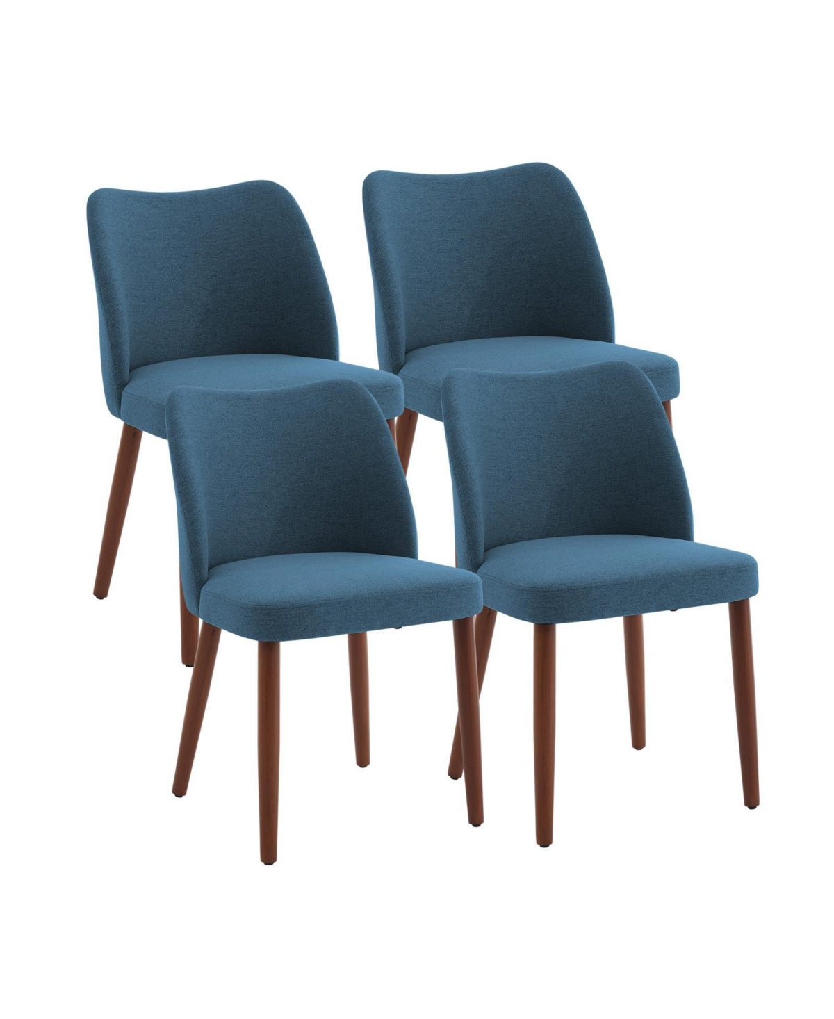 Click here for homfan 4 Set of Upholstered Dining Chairs  Thick C... prices