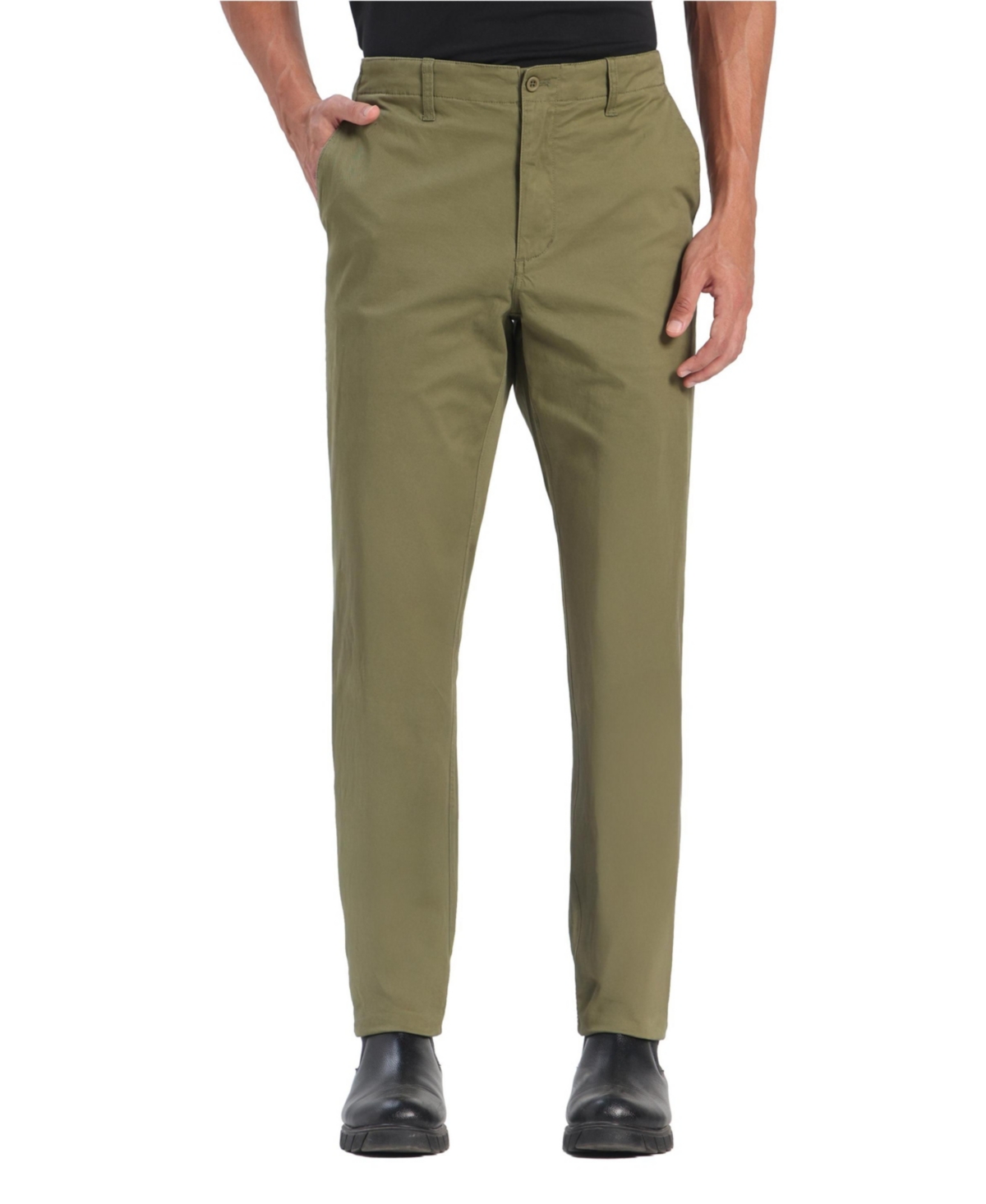 Click here for Members Only Mens Modern Fit Trouser - Olive prices
