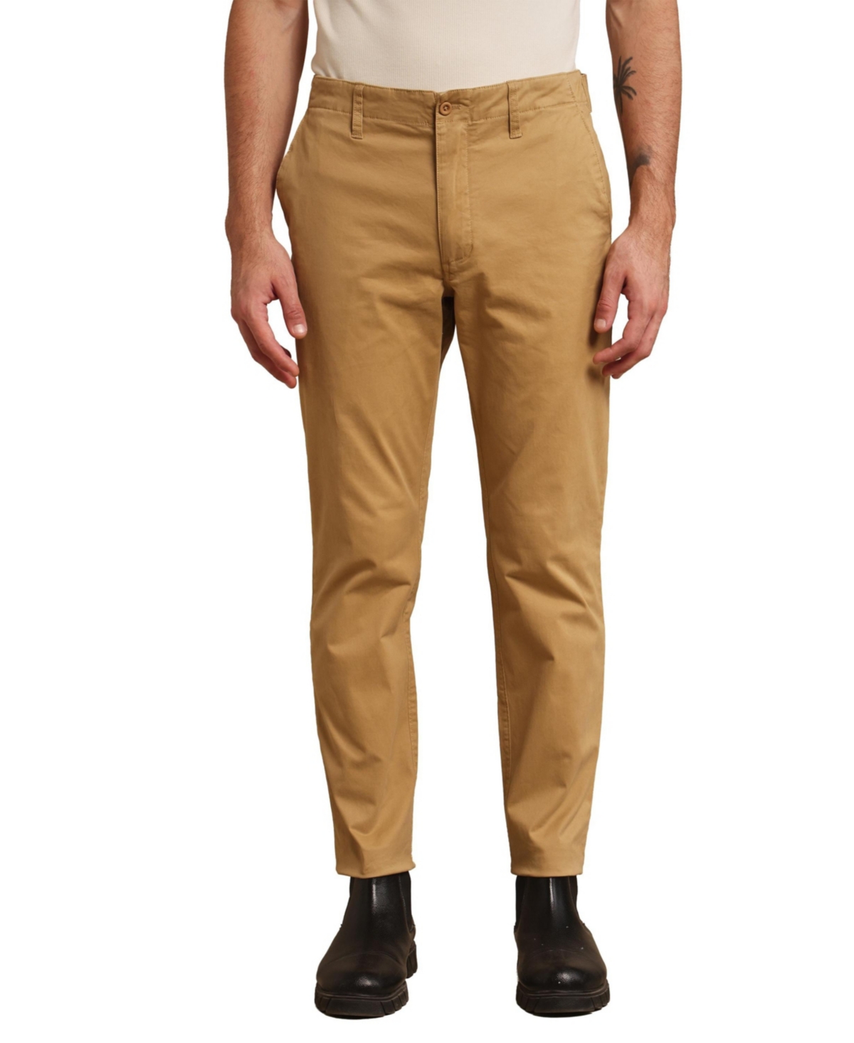 Click here for Members Only Mens Modern Fit Trouser - Khaki prices