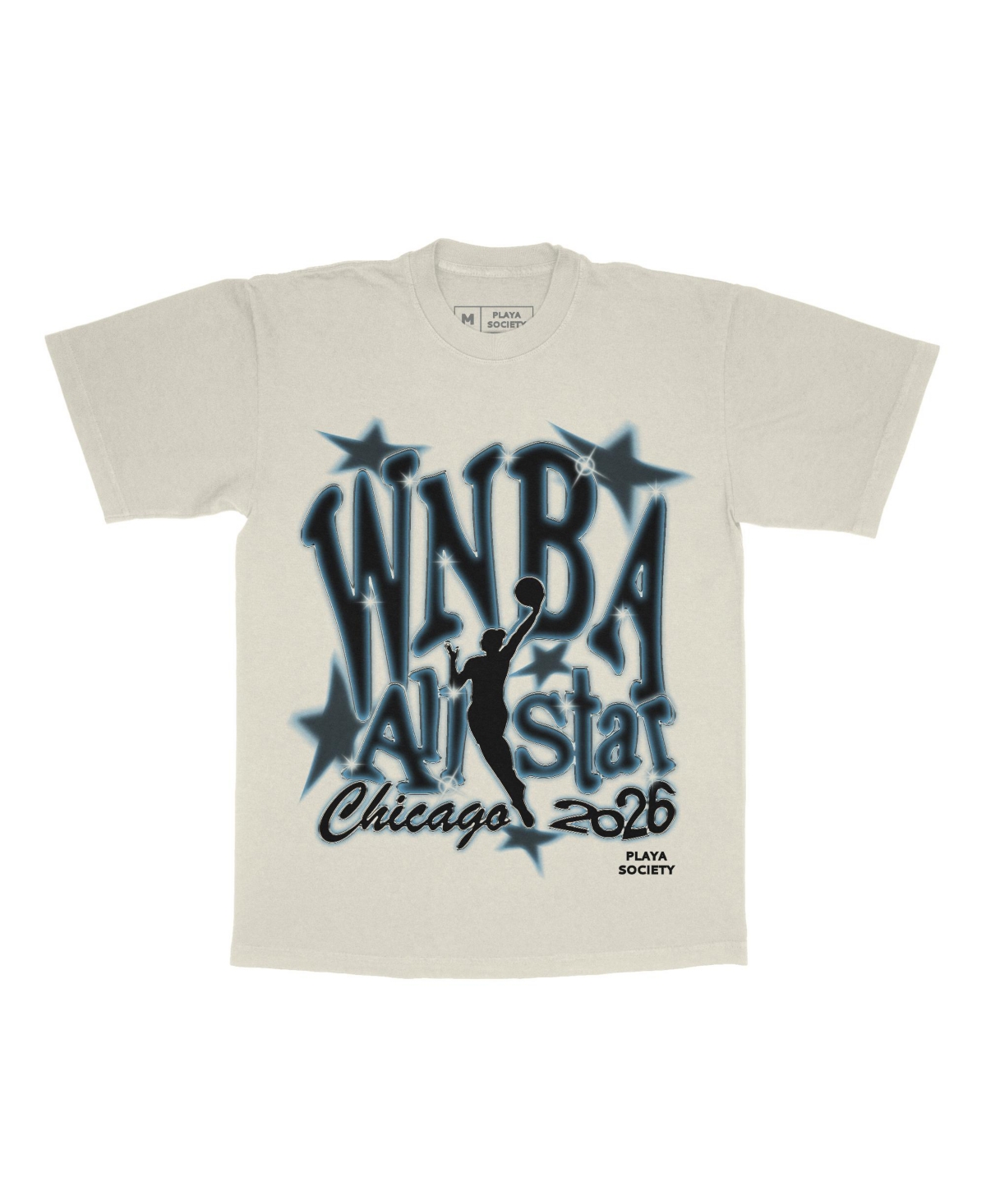 Click here for Playa Society Mens and Womens Cream 2026 Wnba All-... prices
