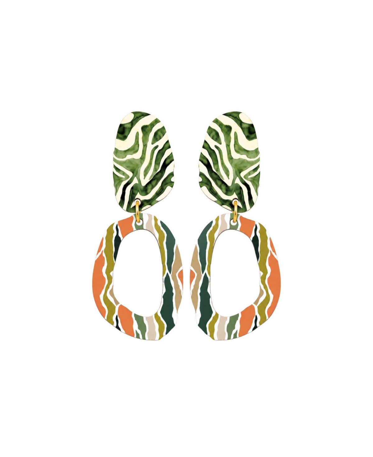 Click here for Swanky Designs Nailah Ii Sculptural Statement Earr... prices