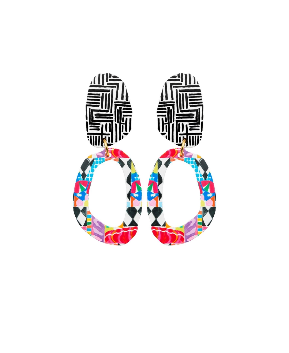 Click here for Swanky Designs Nailah Ii Sculptural Statement Earr... prices