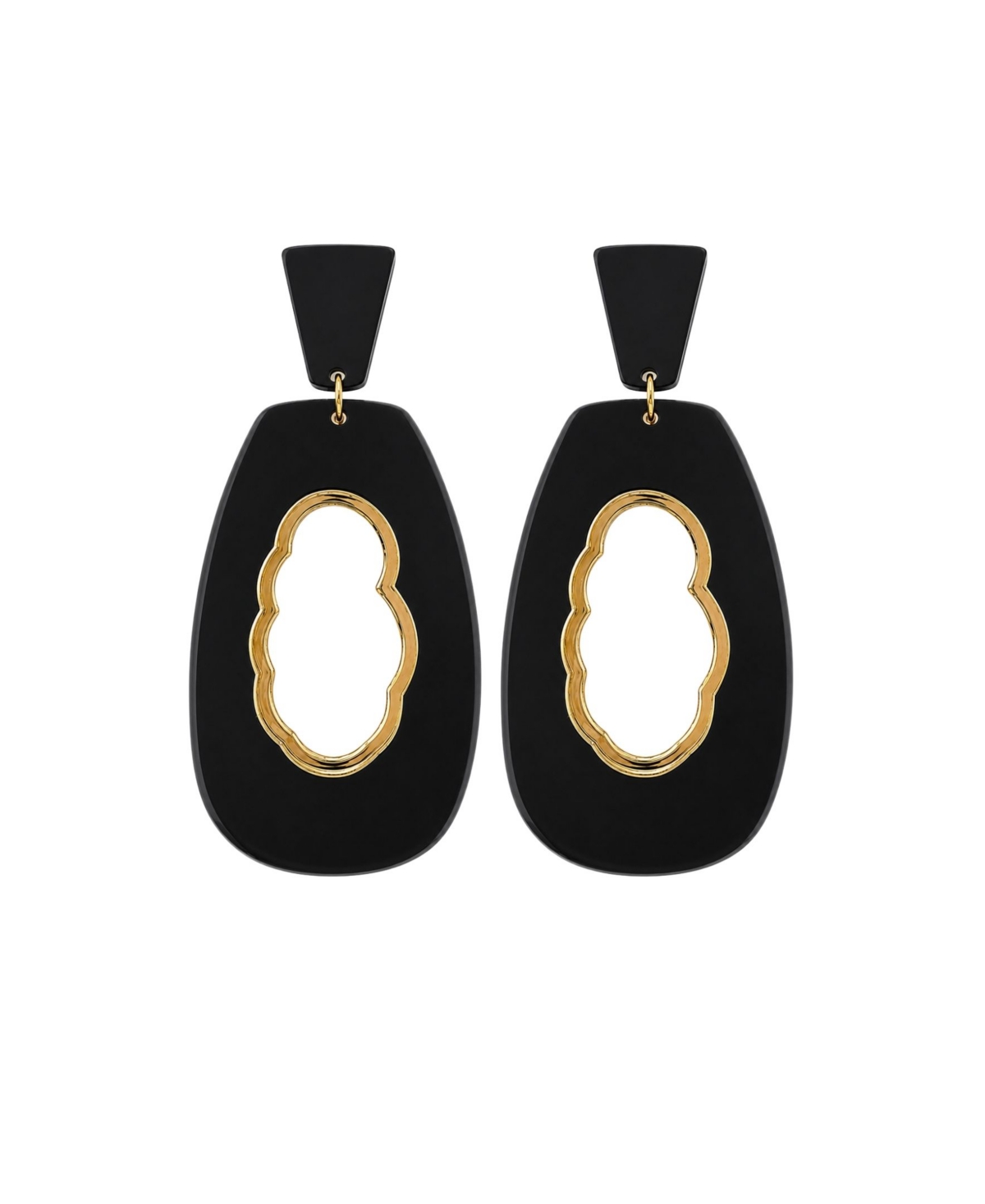 Click here for Swanky Designs Annik Dangle Artistic Statement Ear... prices