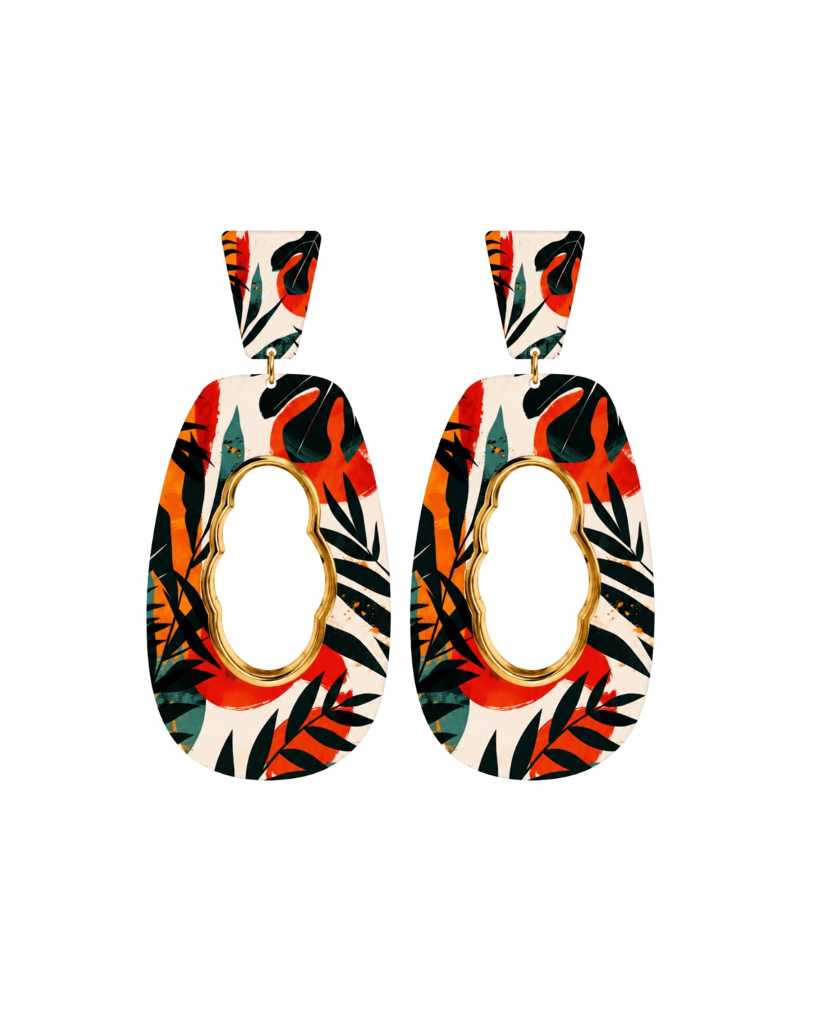 Click here for Swanky Designs Annik Dangle Artistic Statement Ear... prices