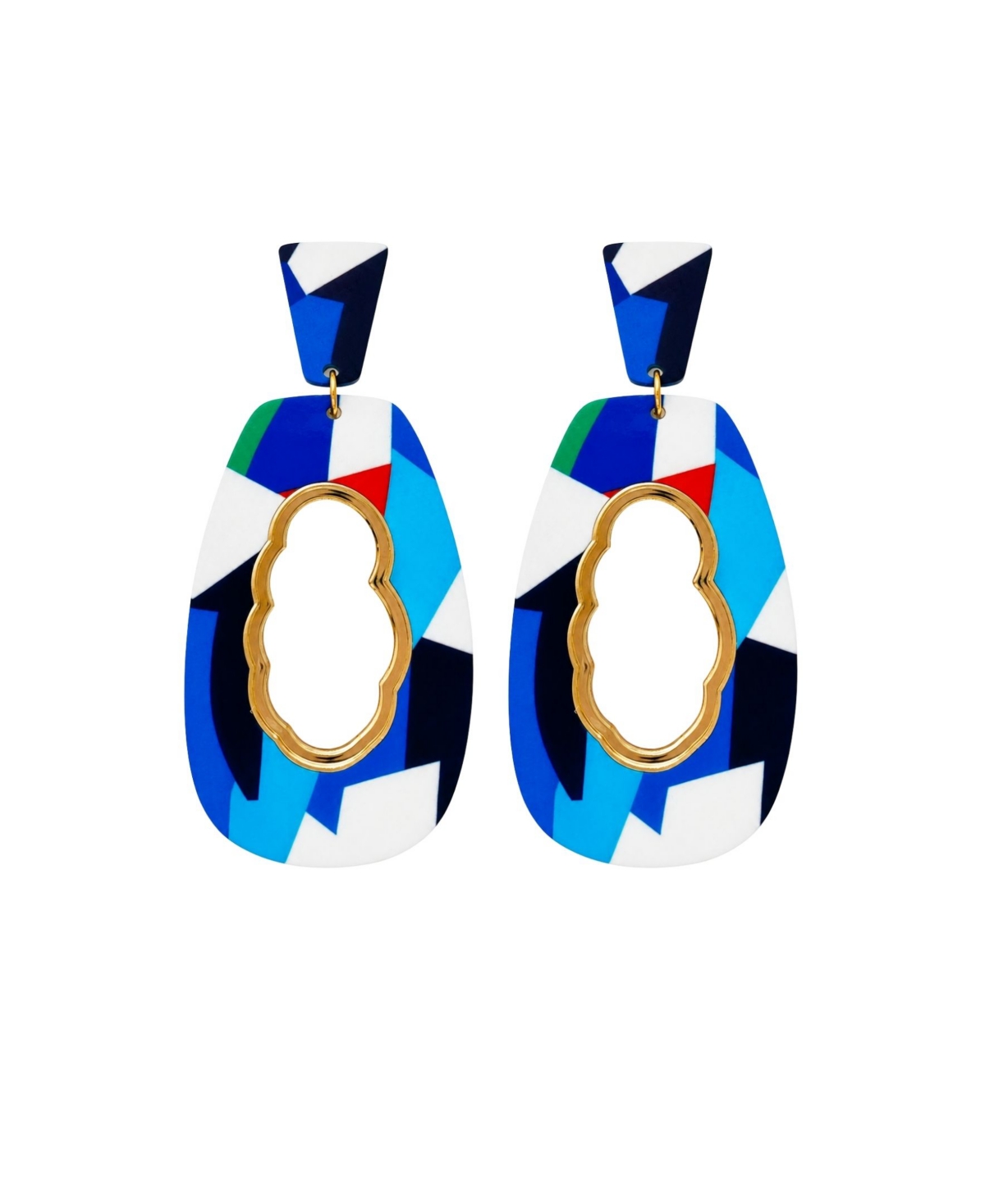 Click here for Swanky Designs Annik Dangle Artistic Statement Ear... prices