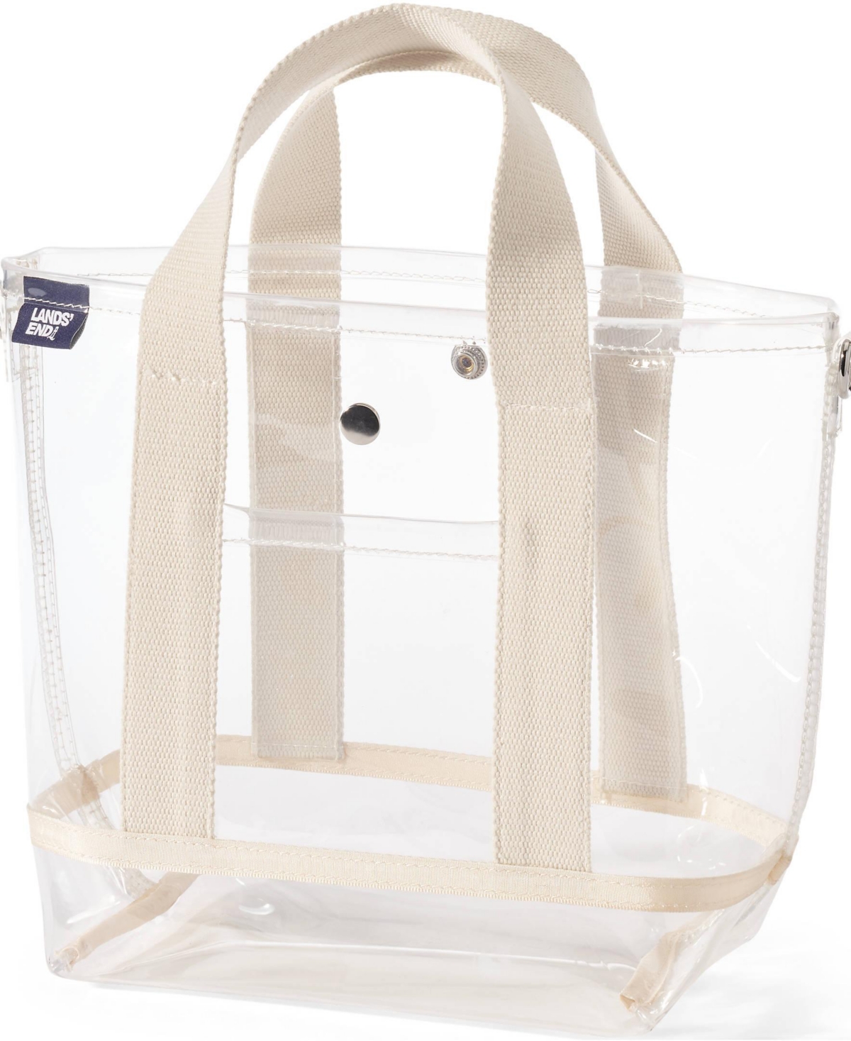 Click here for Lands End Clear Tote - Natural prices