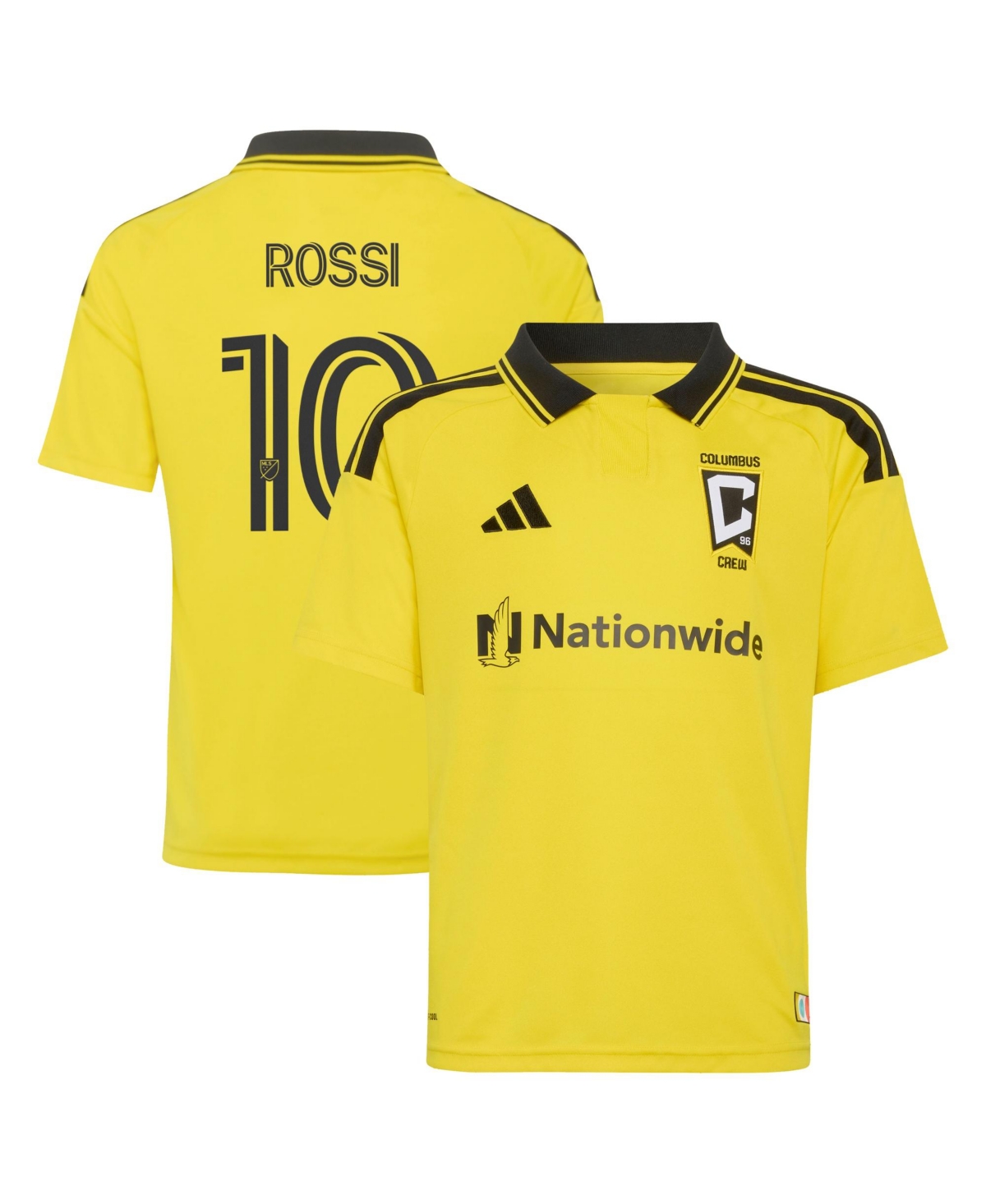 Click here for Adidas Big Boys and Girls Diego Rossi Yellow Colum... prices