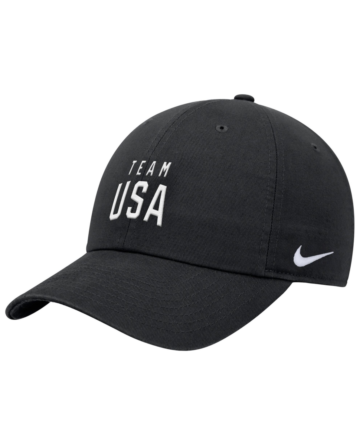 Click here for Nike Mens Black Team Usa Club Unstructured Adjusta... prices