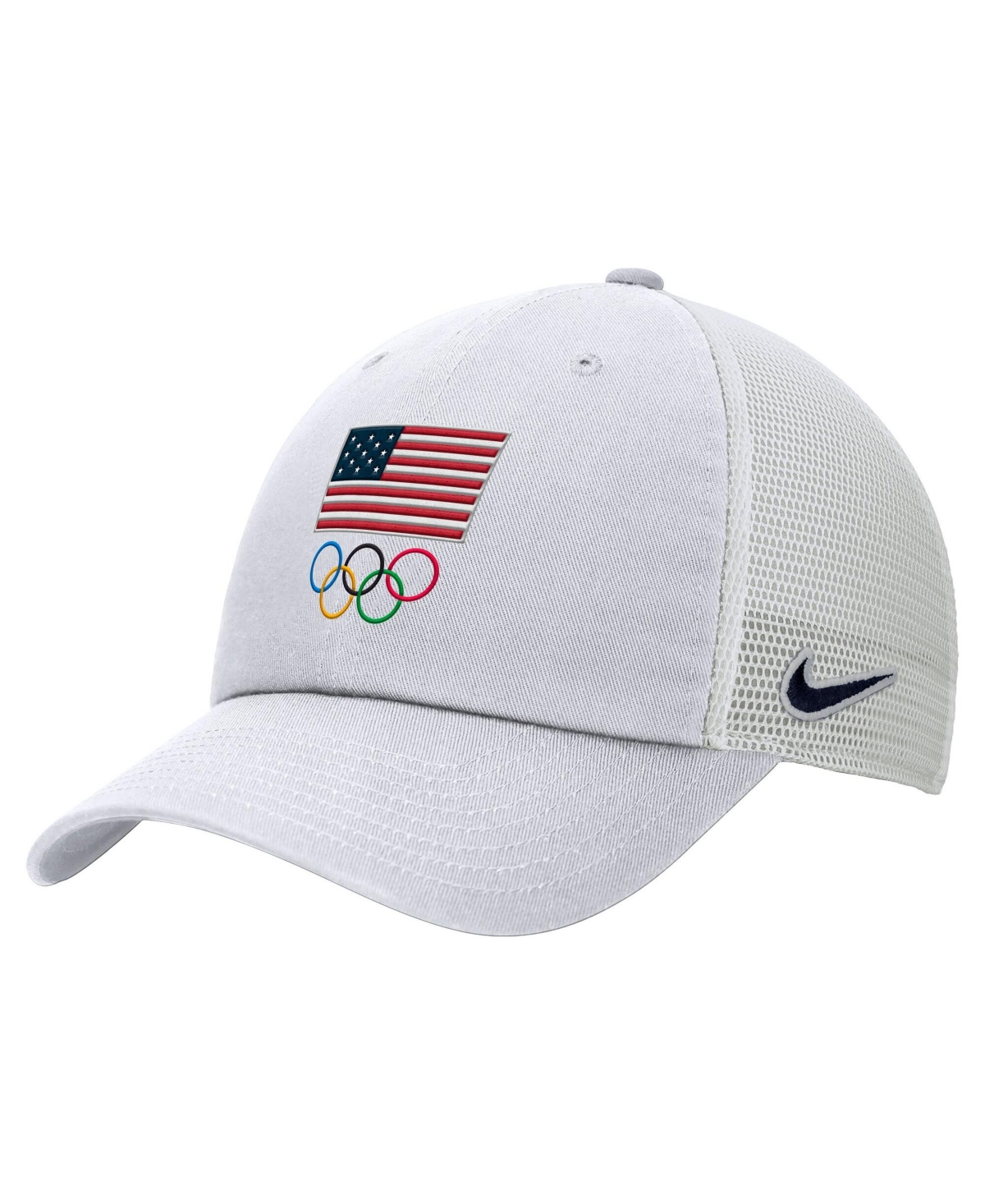 Click here for Nike Mens White LA28 Summer Olympics Club Trucker... prices
