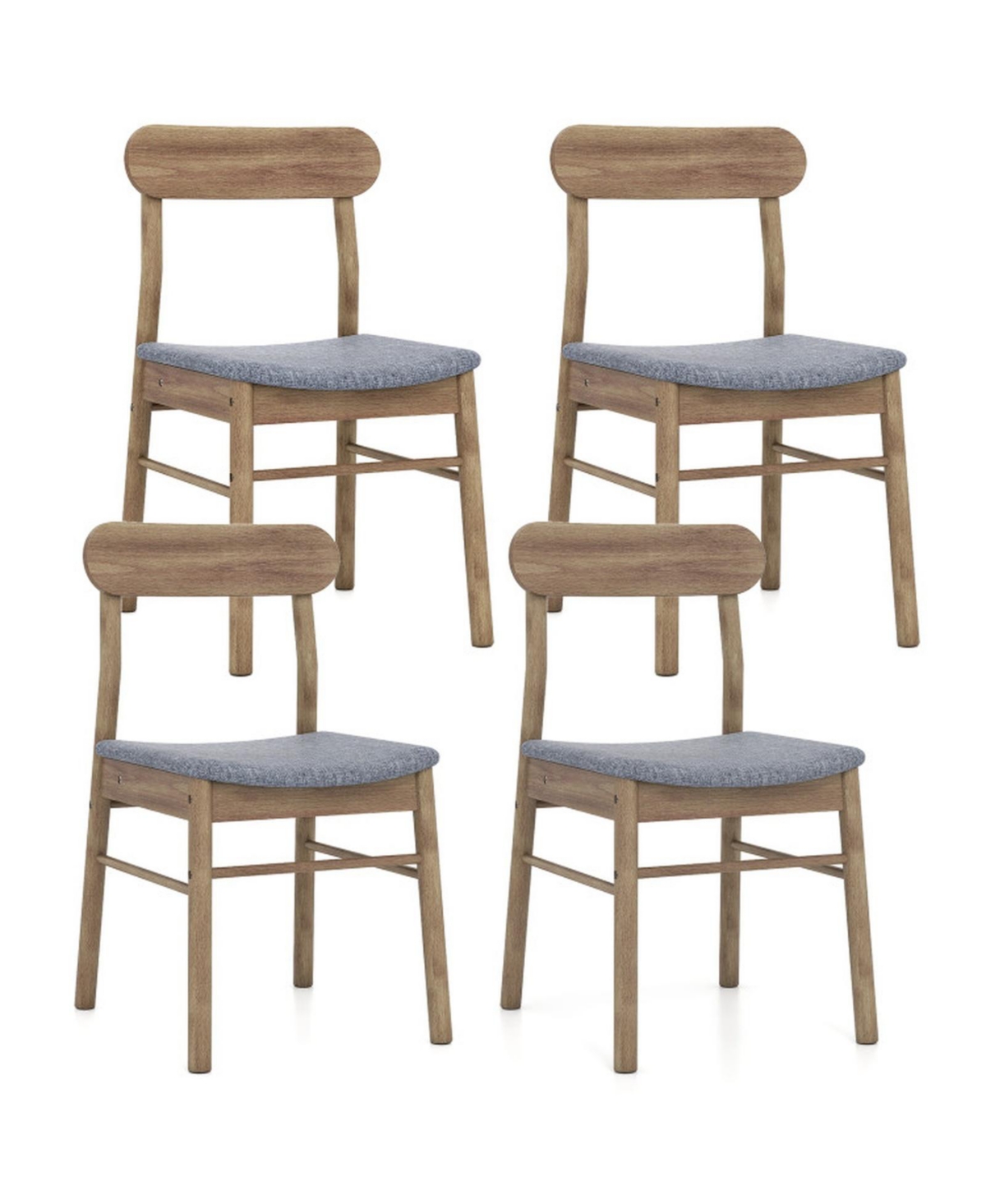 Click here for Sugift Armless Fabric Upholstered Dining Chairs Se... prices