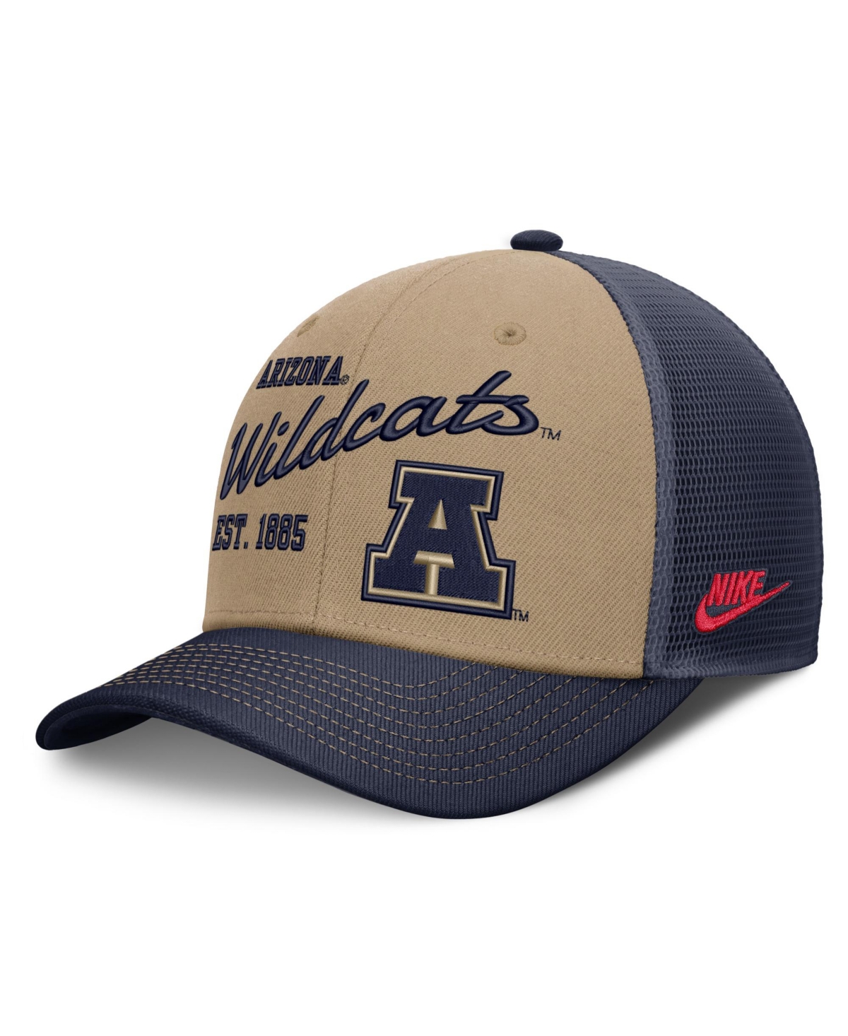 Click here for Nike Mens and Womens Beige/Navy Arizona Wildcats L... prices