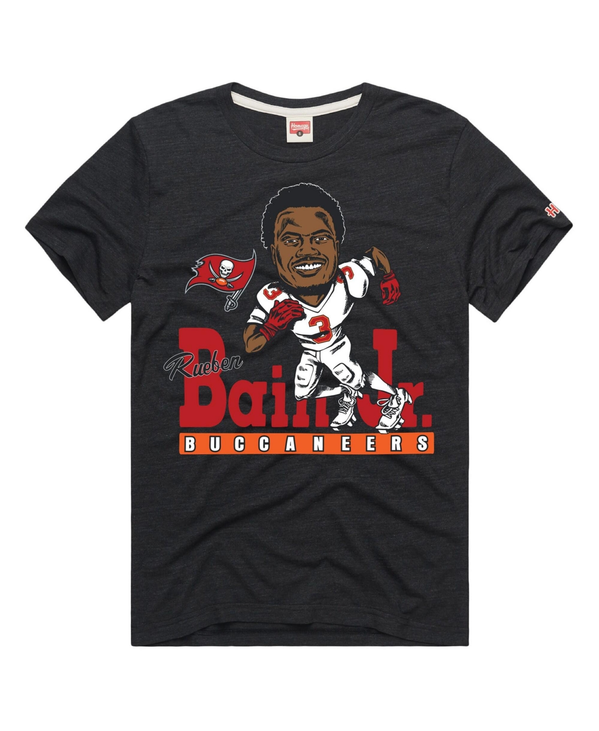 Click here for Homage Mens and Womens Rueben Bain Jr. Charcoal Ta... prices