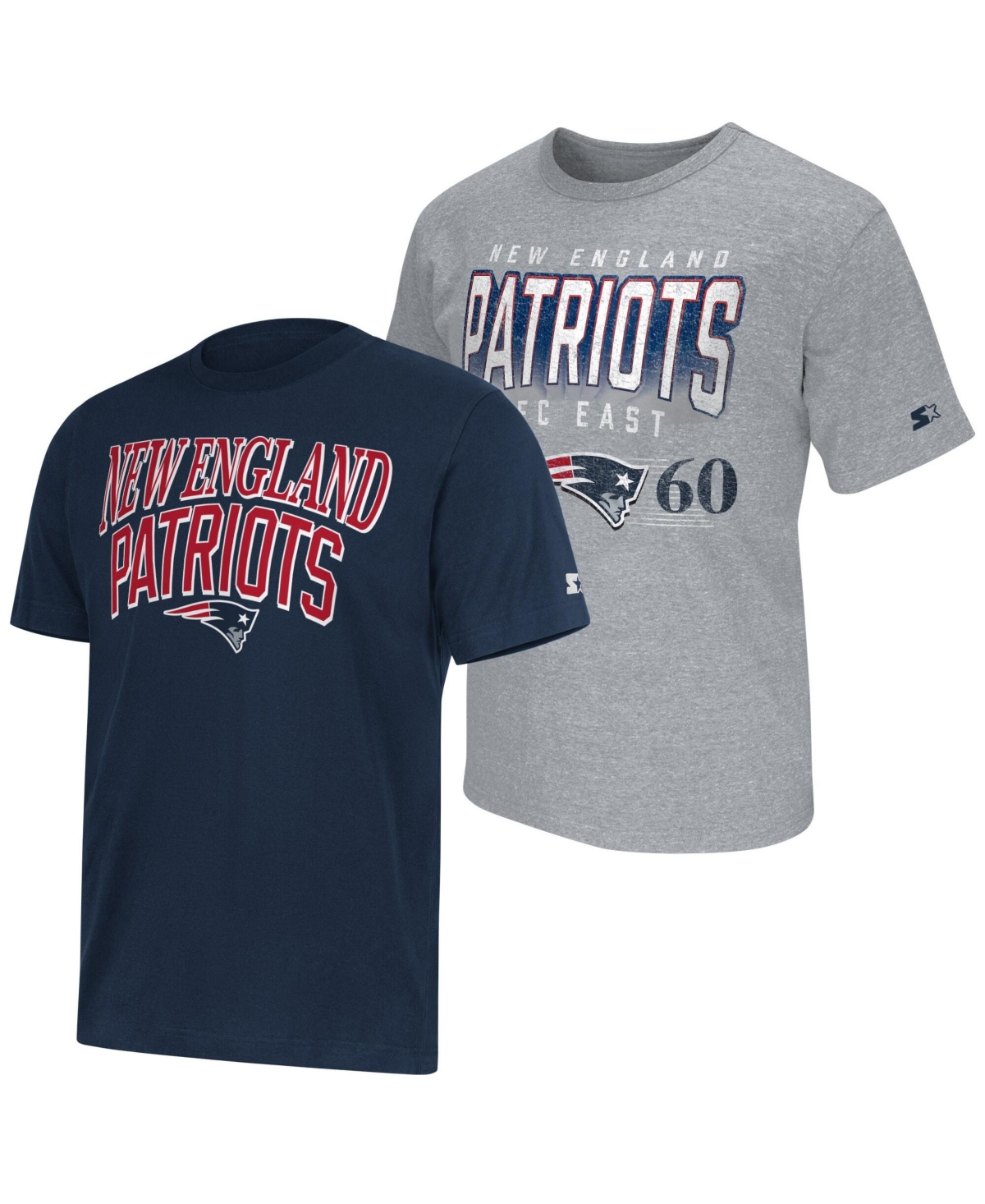 Click here for Starter Mens 2-Pack Navy/Gray New England Patriots... prices