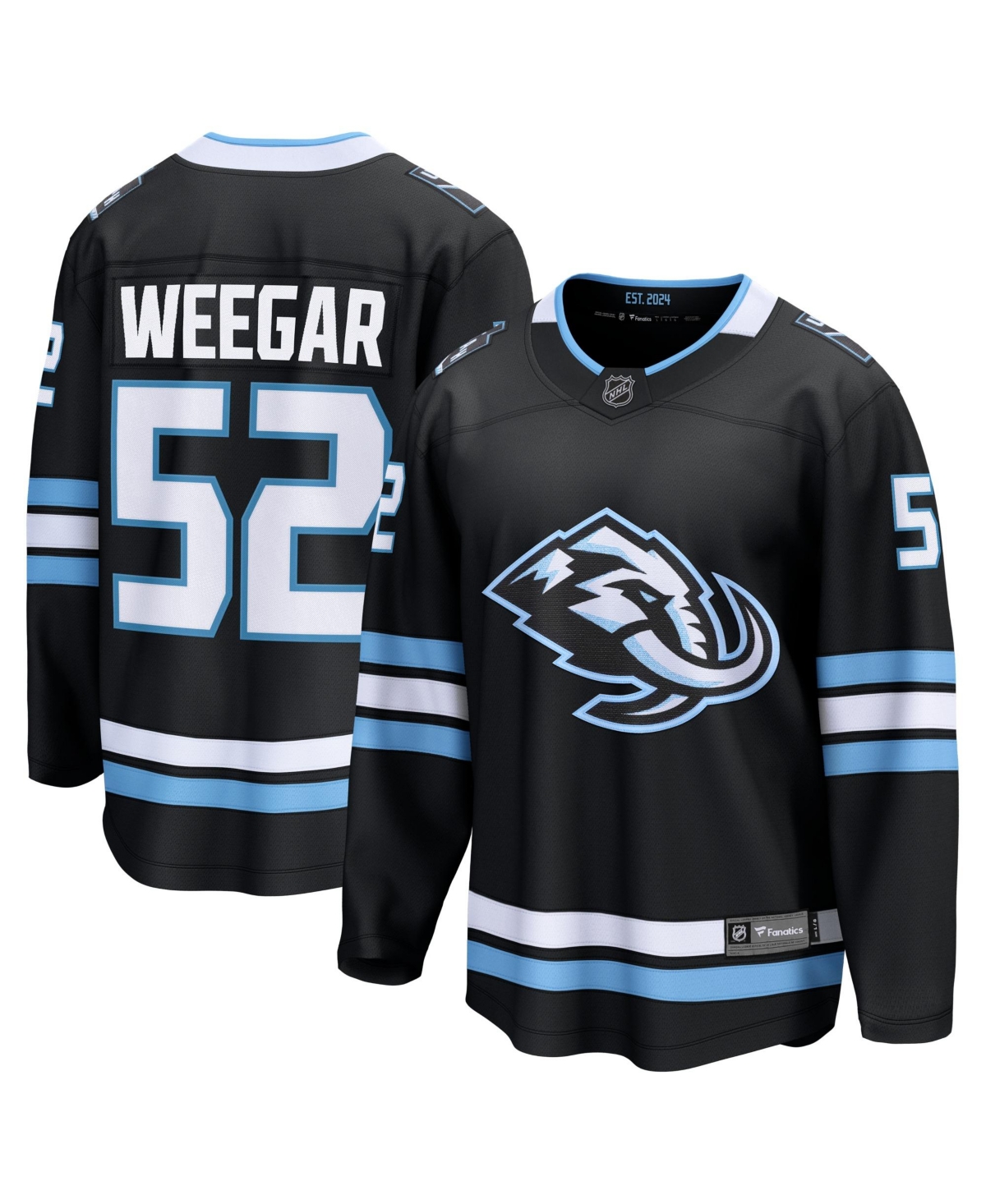 Click here for Fanatics Mens MacKenzie Weegar Black Utah Mammoth... prices