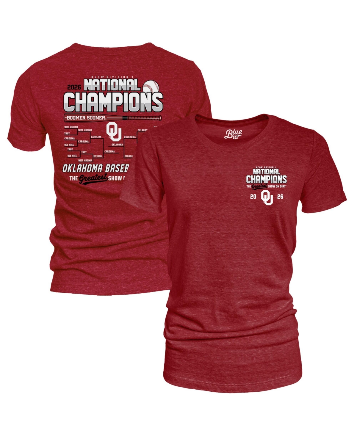 Click here for Blue 84 Womens Crimson Oklahoma Sooners 2026 Ncaa... prices