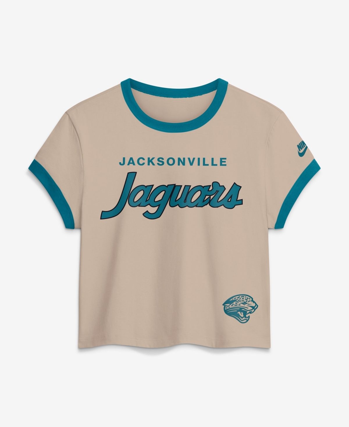 Click here for Nike Womens Cream Jacksonville Jaguars Rewind Ring... prices
