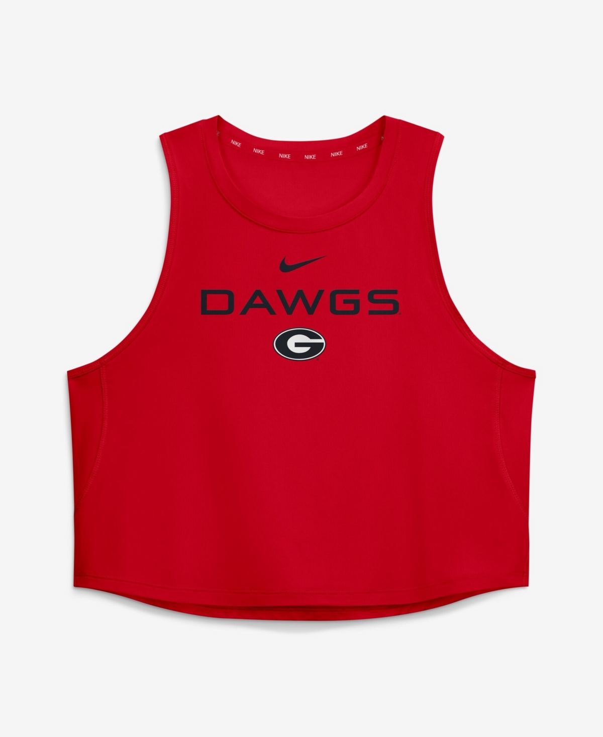 Click here for Nike Womens Georgia Bulldogs One Dri-fit Cropped T... prices