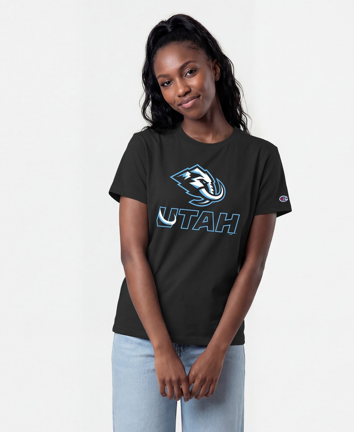 Click here for Champion Womens Black Utah Mammoth Wordmark Lockup... prices