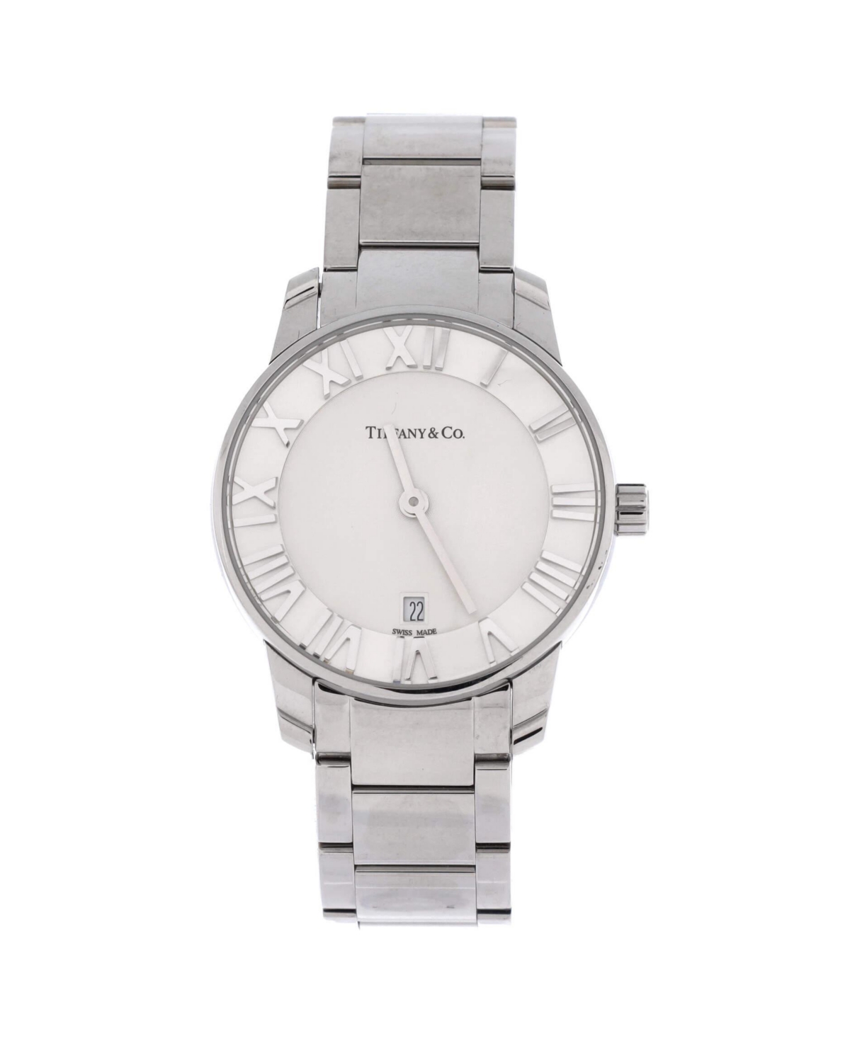 Click here for Pre-Owned Tiffany and Co. Atlas 2-Hand Quartz Watc... prices