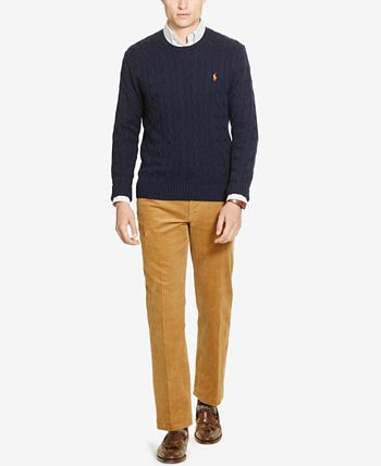 Polo Ralph Lauren Men's Classic-Fit Stretch Corduroy Pants - Macy's