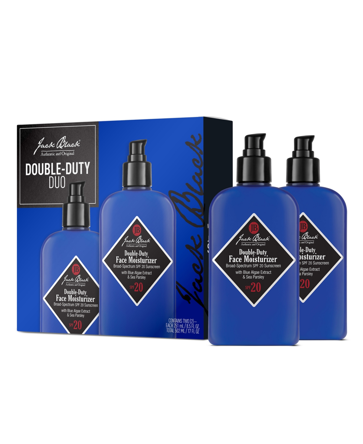 Click here for Jack Black Double Duty Moisturizer Gift Set  2-Pac... prices