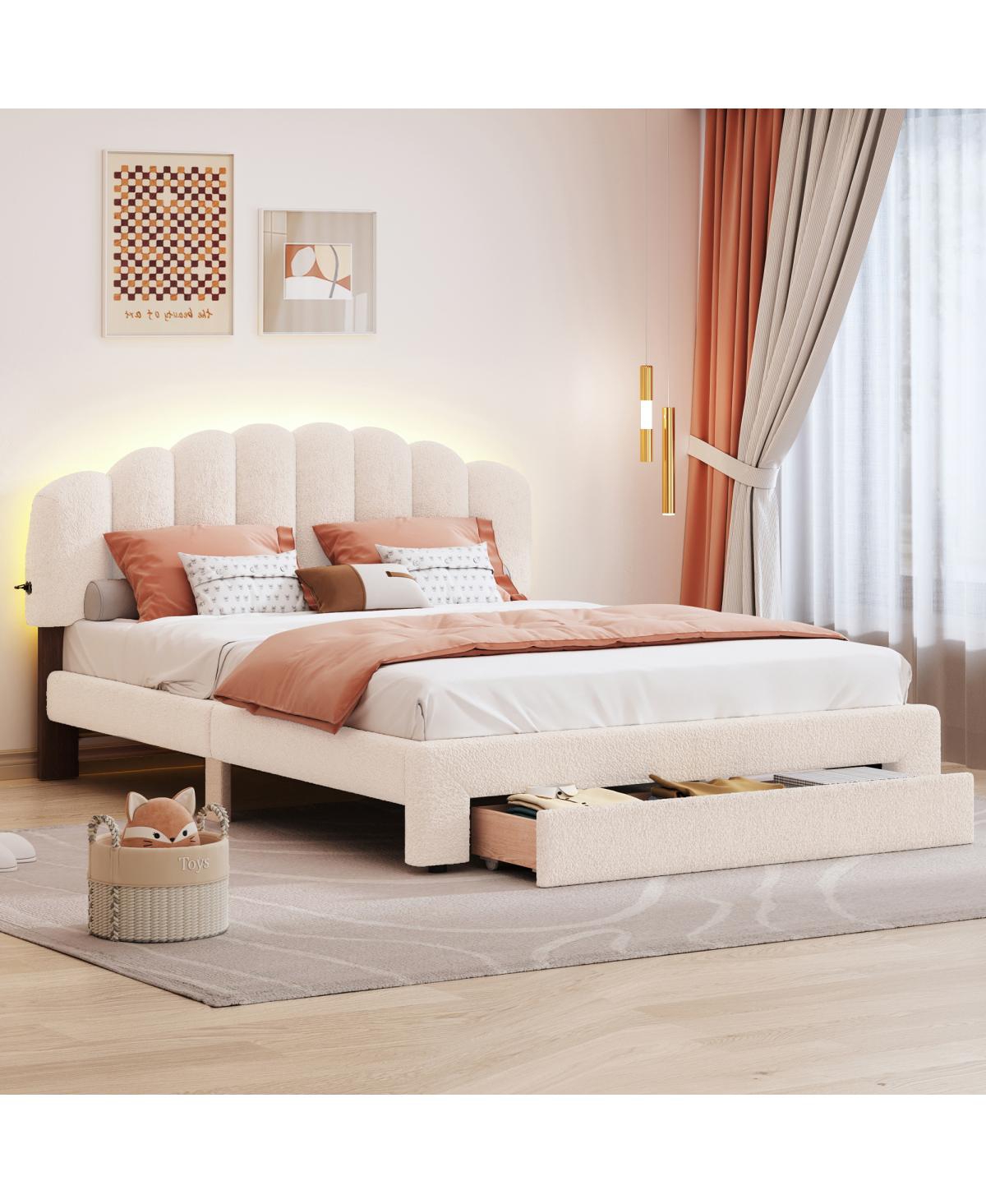 Click here for Streamdale Furniture Teddy Fleece Queen Upholstere... prices