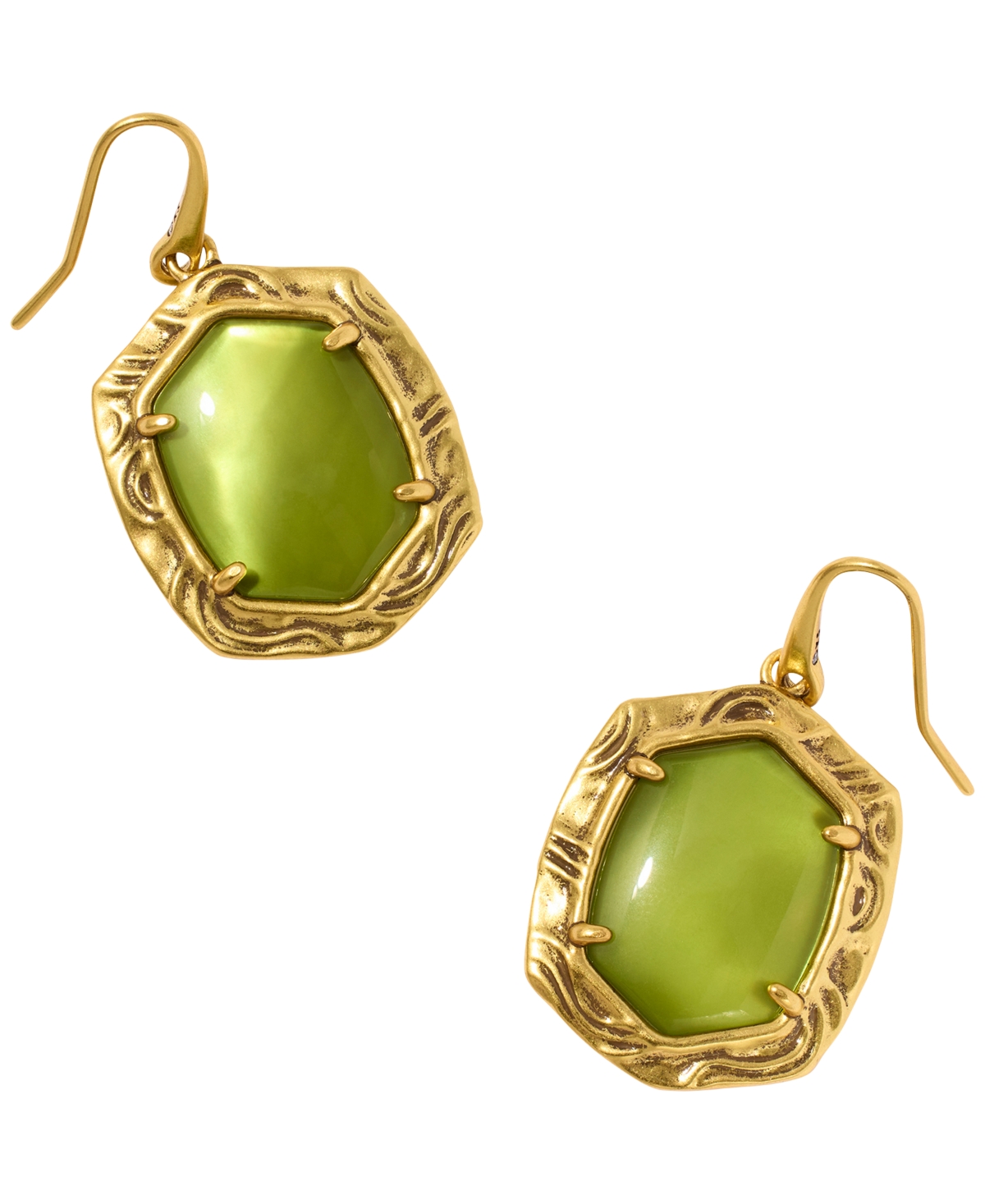 Click here for Kendra Scott Tiger Eye Striped Daphne Drop Earring... prices