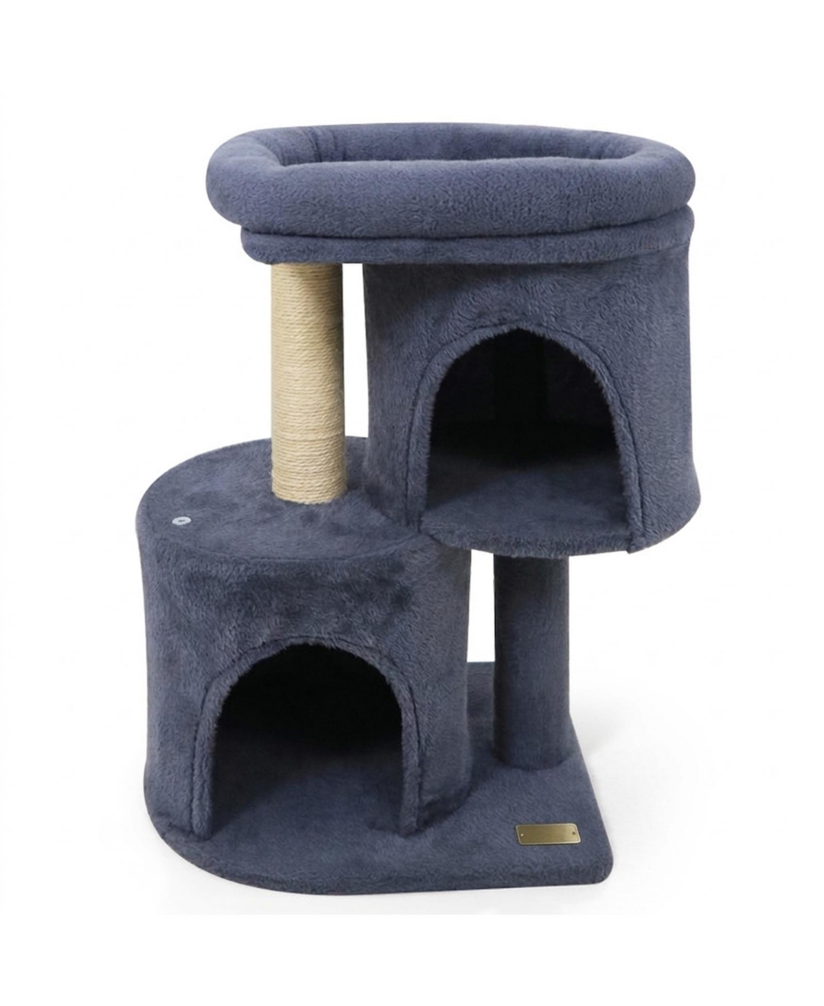 Click here for Hongge Dual-Condo 26 Inch Cat Tower with Wide Cush... prices