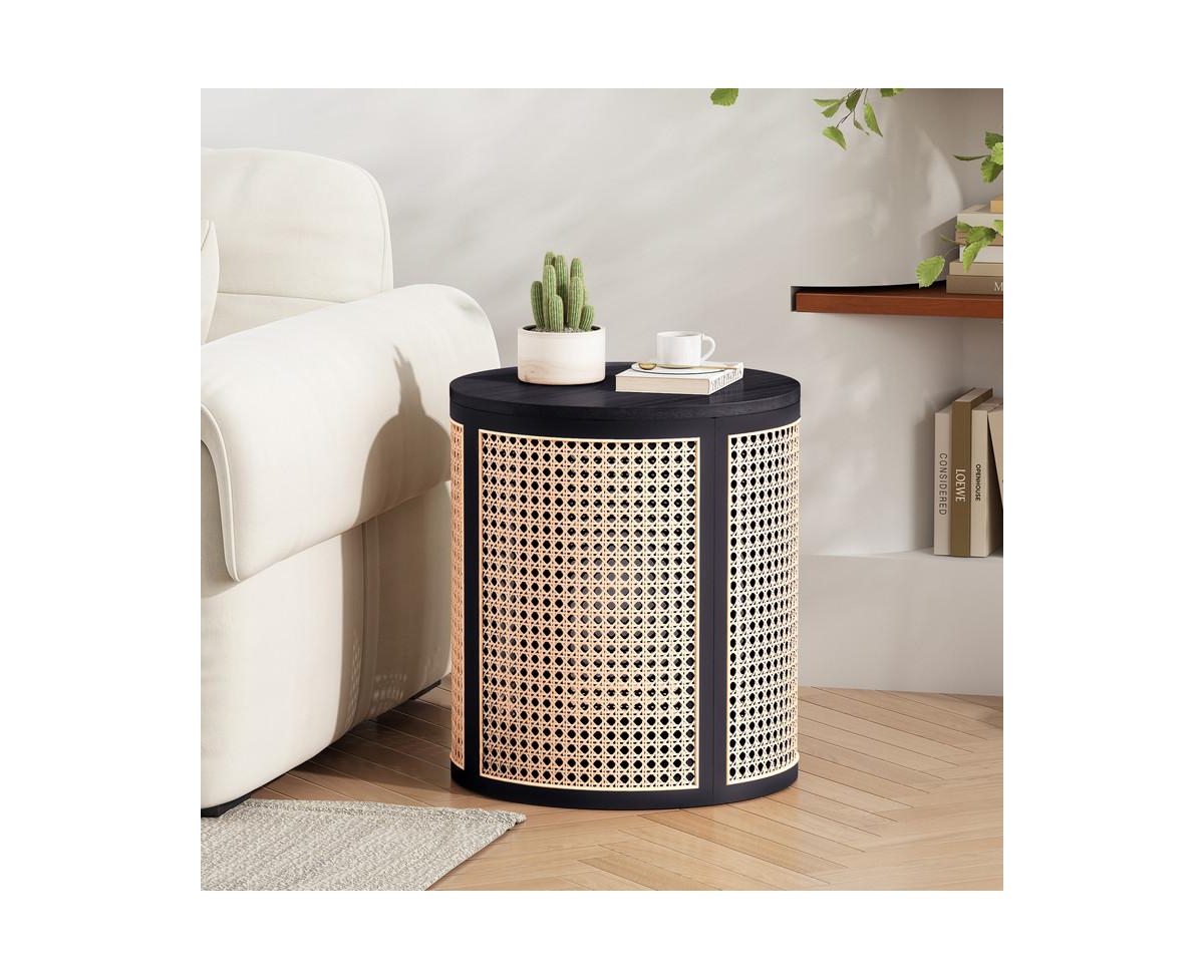 Click here for sumyeg Rubber Wood Side Table End Table with Mdf S... prices