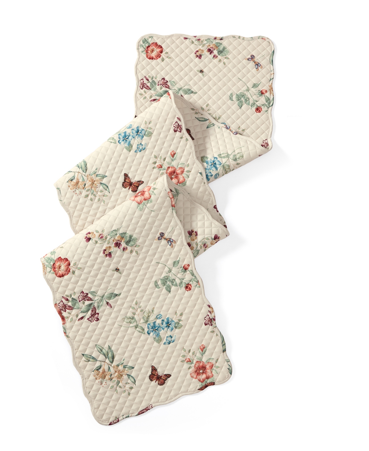Click here for Lenox Butterfly Meadow Fall Quilted Runner  14 x 7... prices