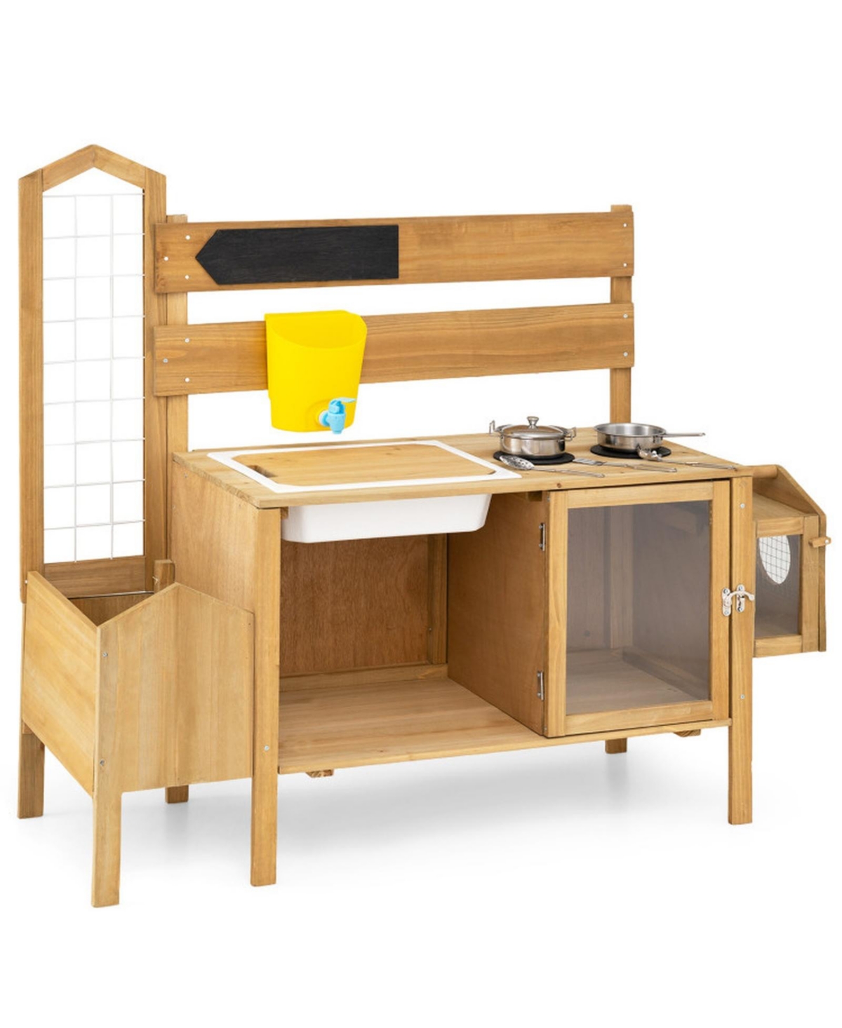 Click here for Hongge Detachable Bird Cage 7-Piece Mud Kitchen  A... prices