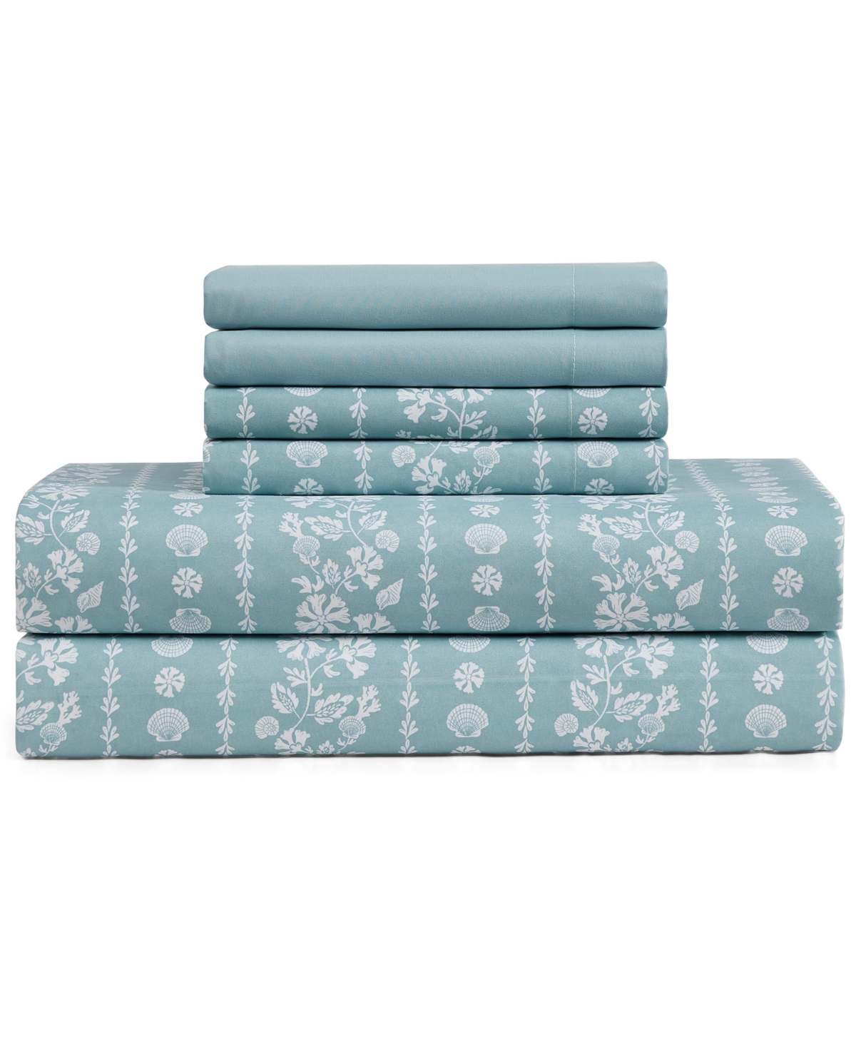 Click here for Caribbean Joe Cooling 6-Pc. Sheet Set  King - Coas... prices