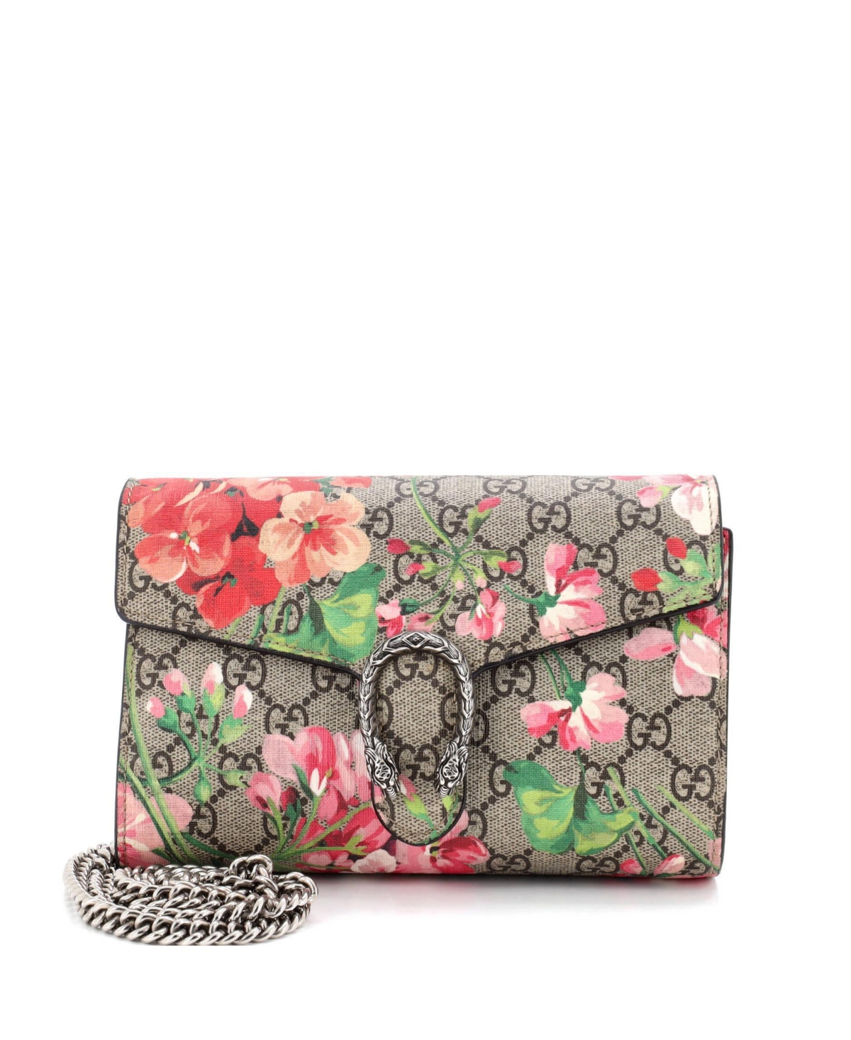 Click here for Pre-Owned Gucci Small Dionysus Chain Wallet Blooms... prices